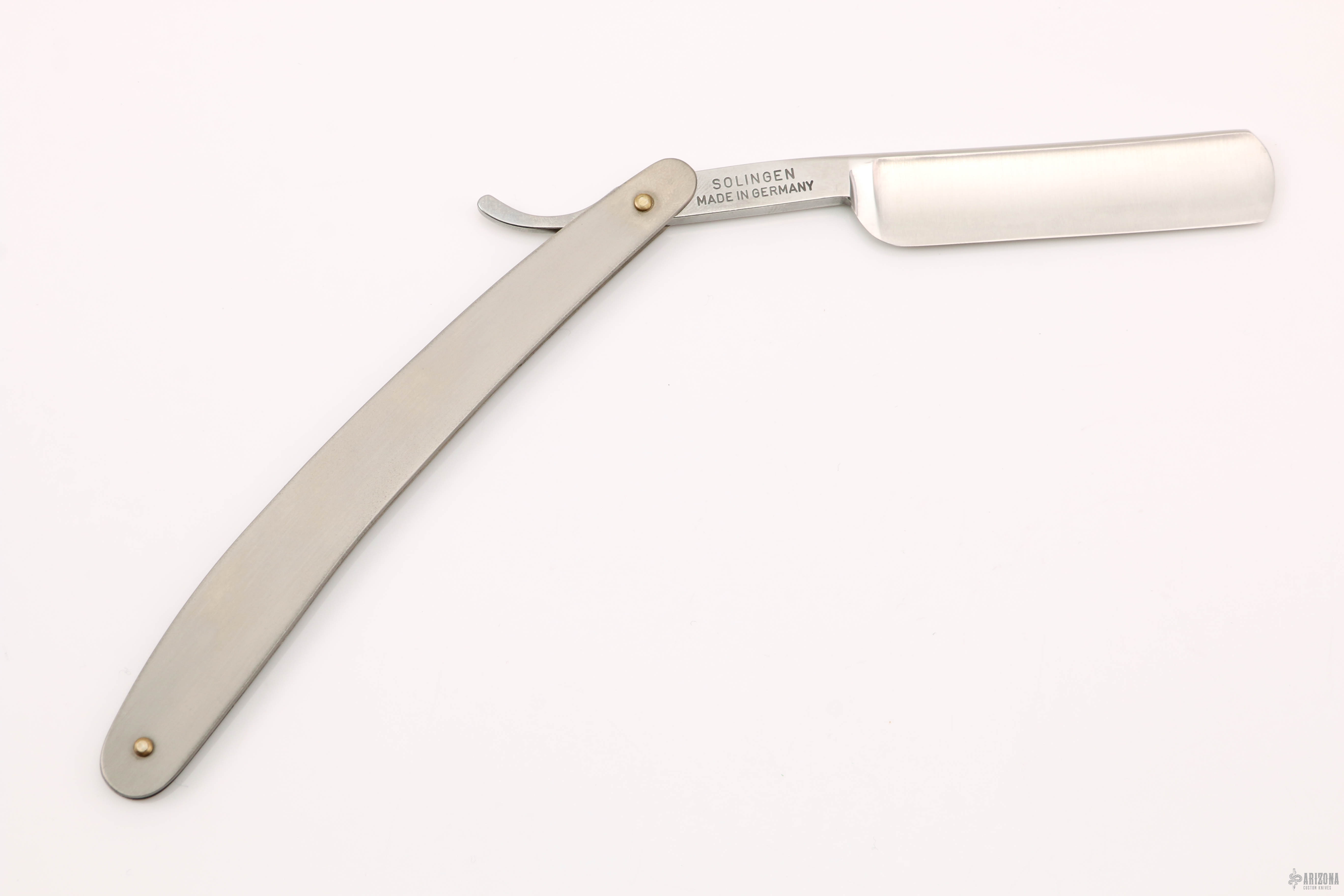 Puma Straight Razor - Titanium Handle - Arizona Custom Knives