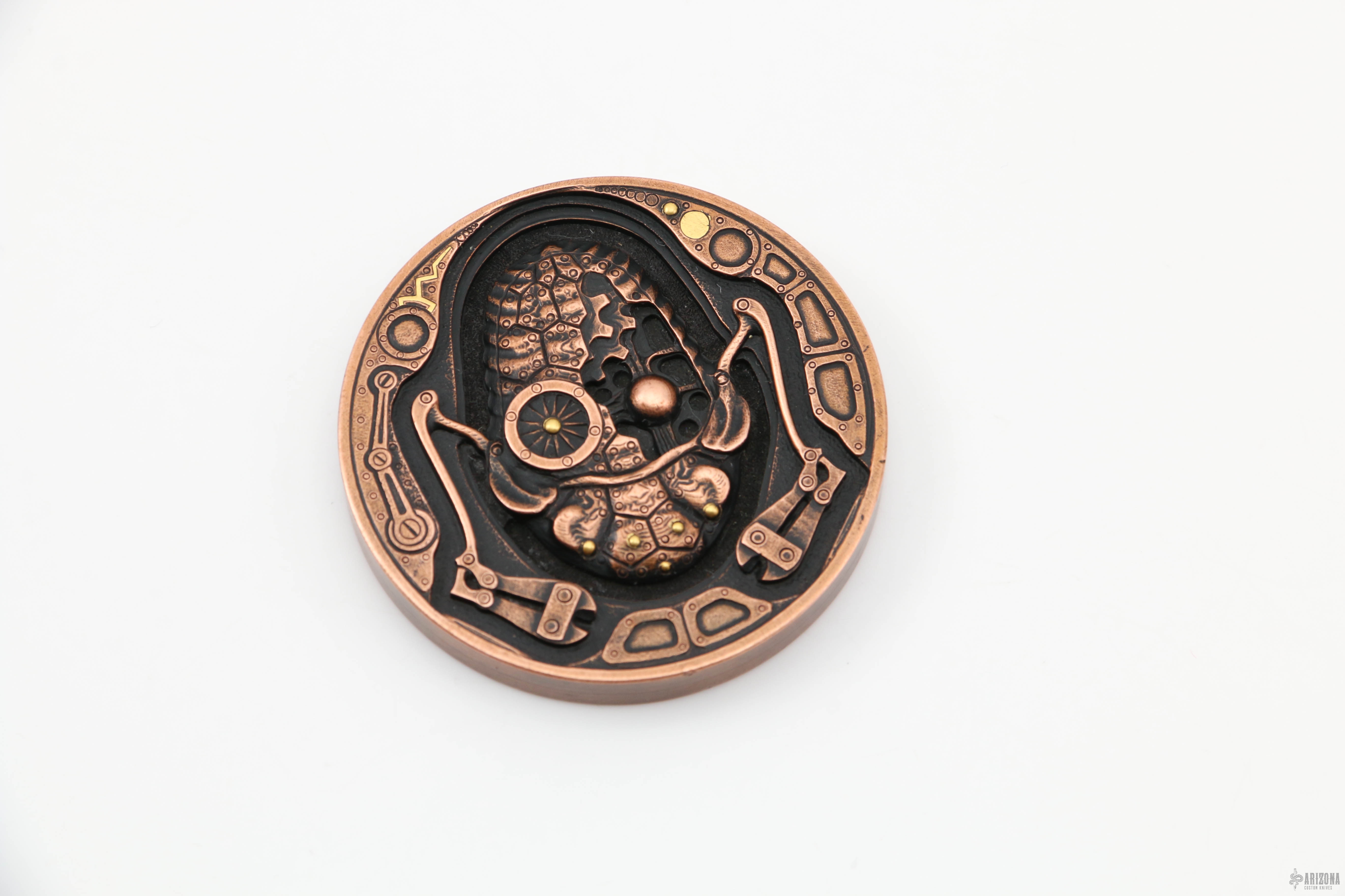 Trilobite Construction Kit Challenge Coin - Arizona Custom Knives