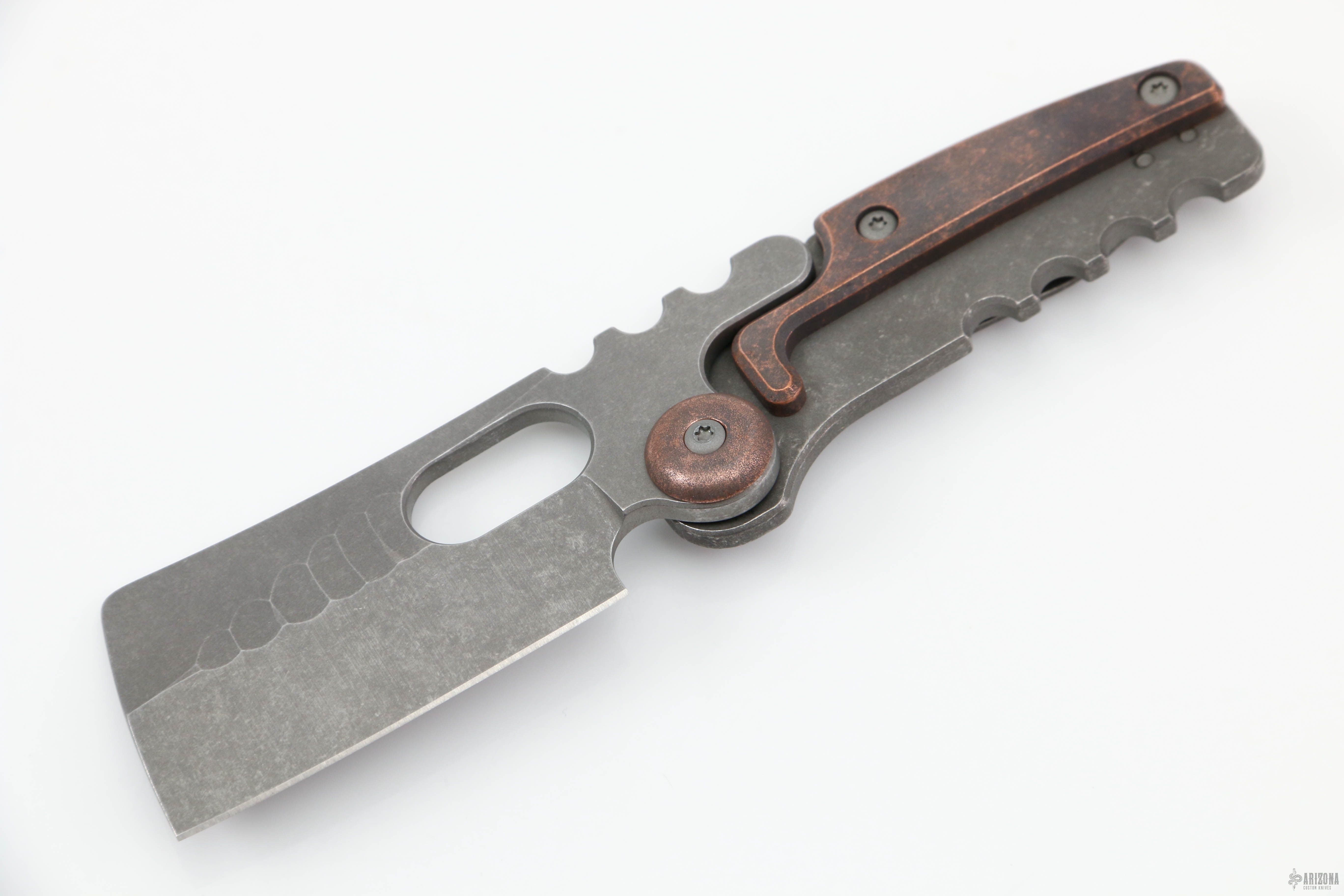Custom Thorn Gen3 - Antiqued Copper - Arizona Custom Knives