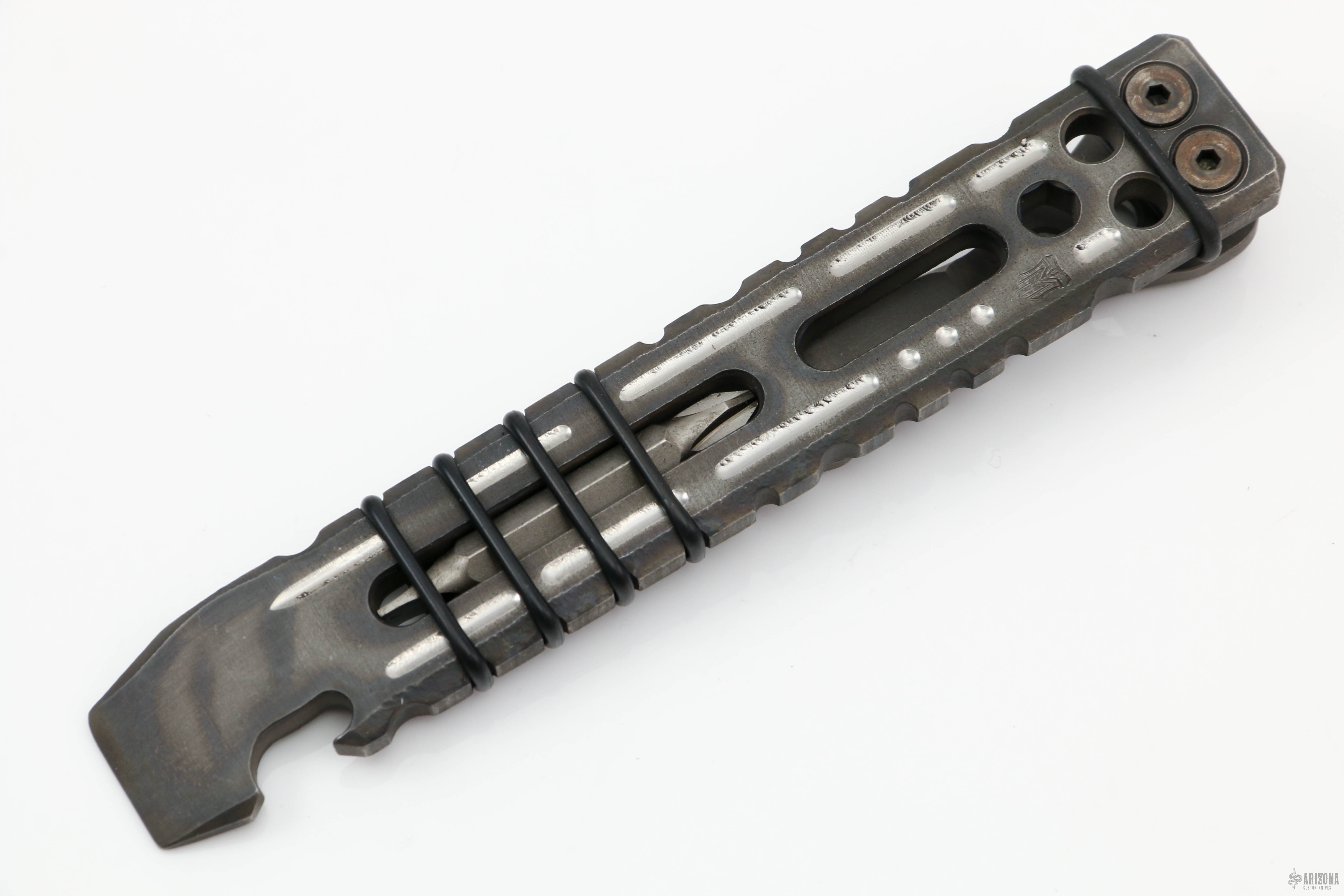 Custom Titanium Prybar - Arizona Custom Knives