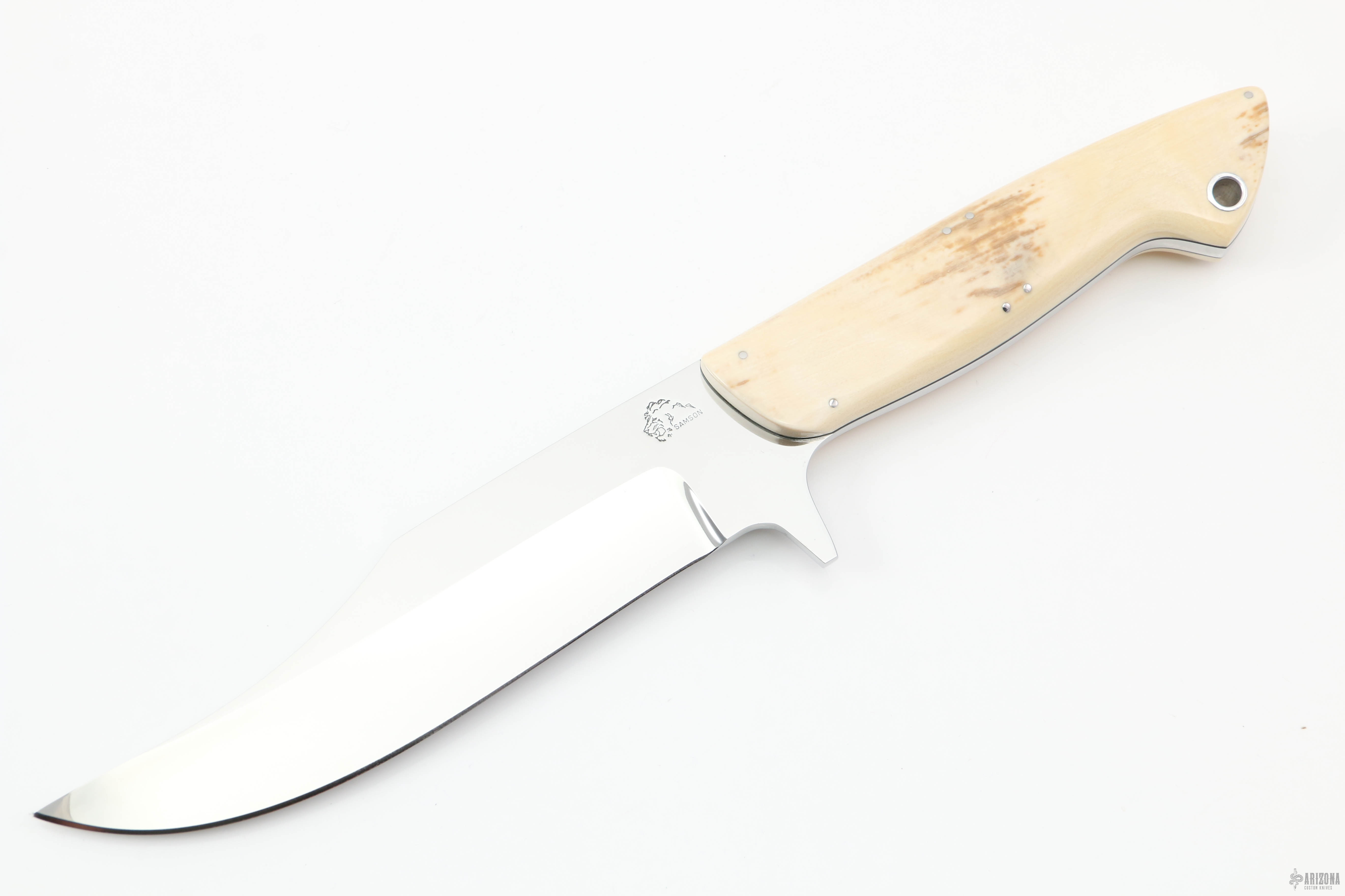 Mammoth Ivory Bowie - Arizona Custom Knives