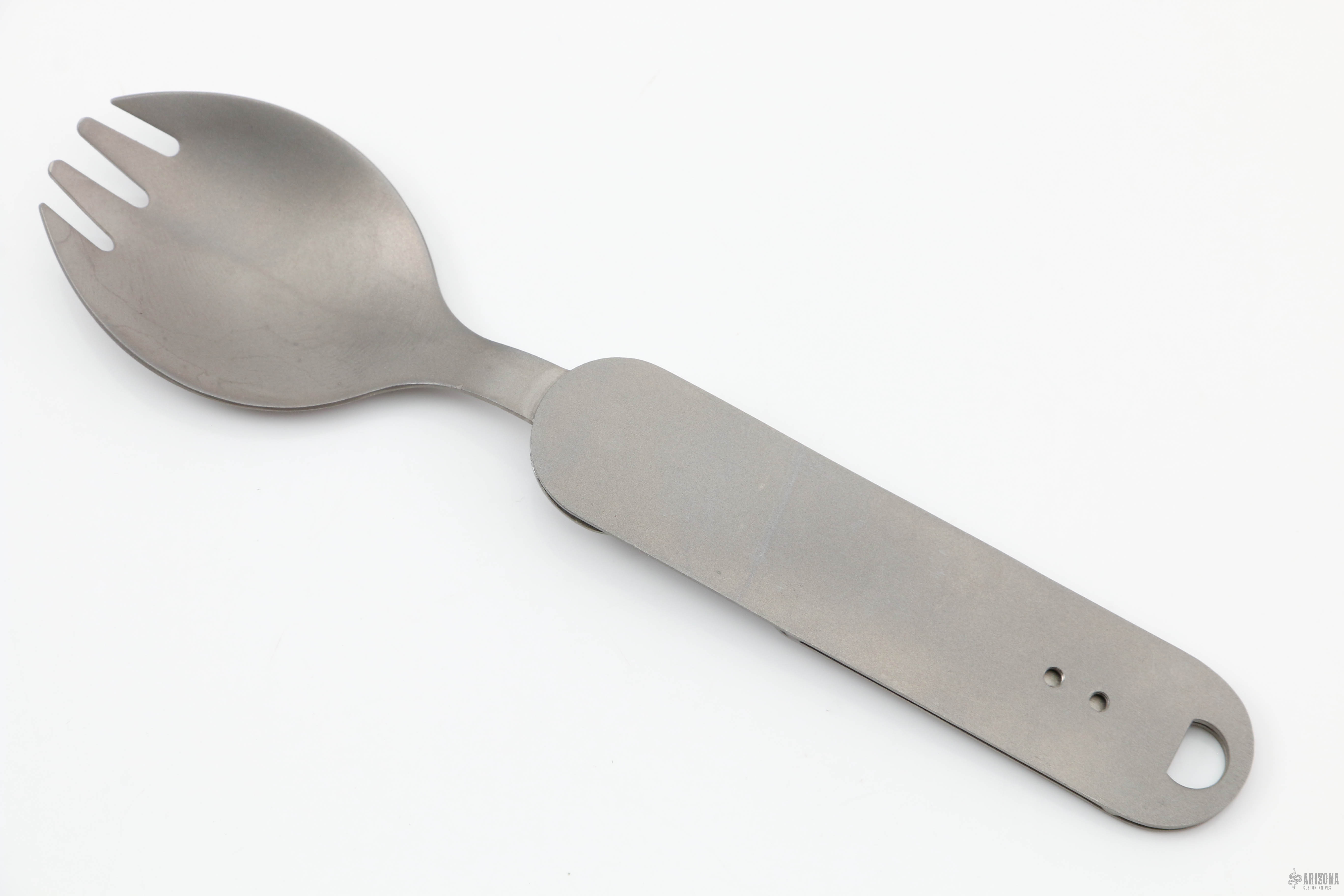 Titanium Folding Spork - Arizona Custom Knives