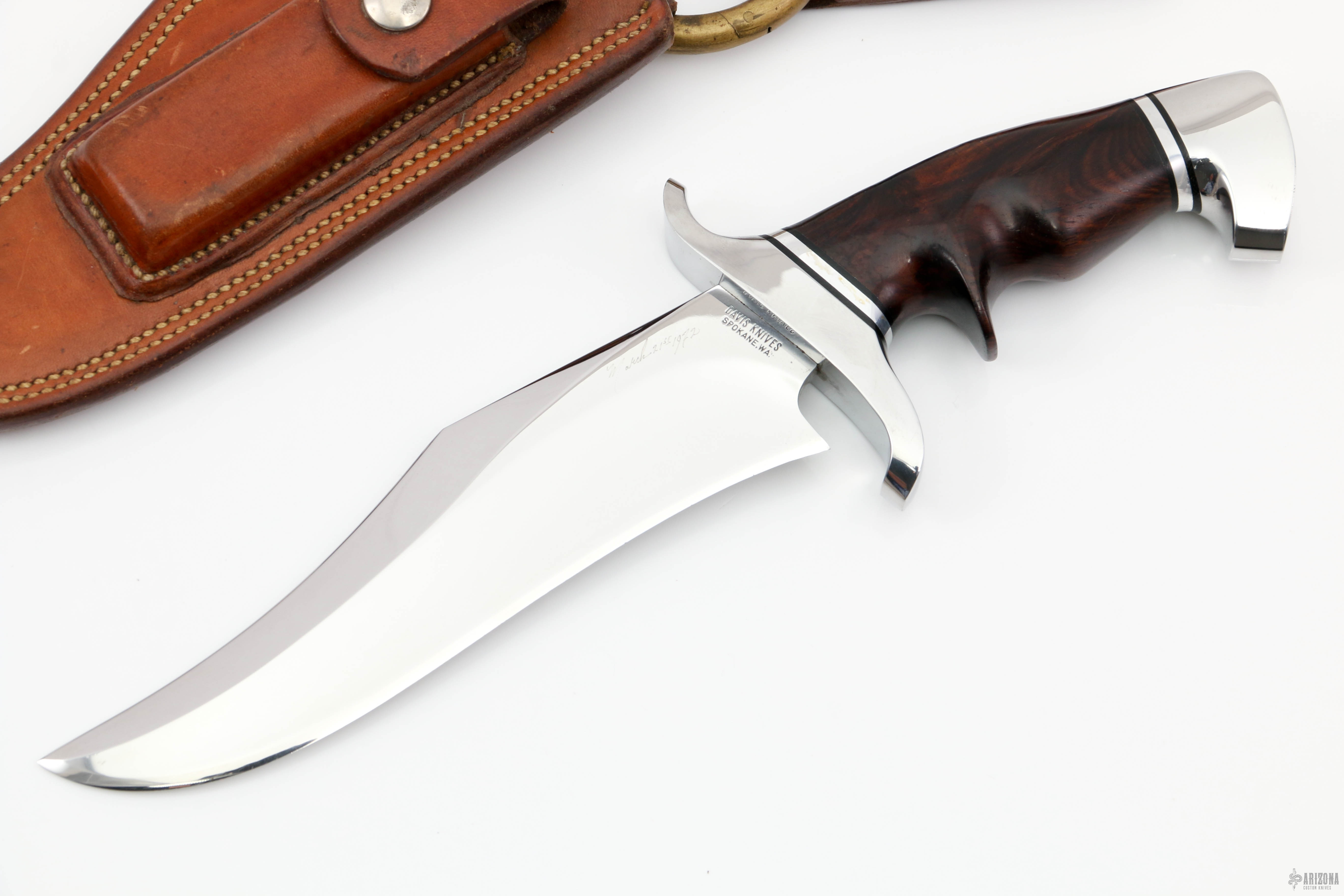 Recurve Bowie - Arizona Custom Knives