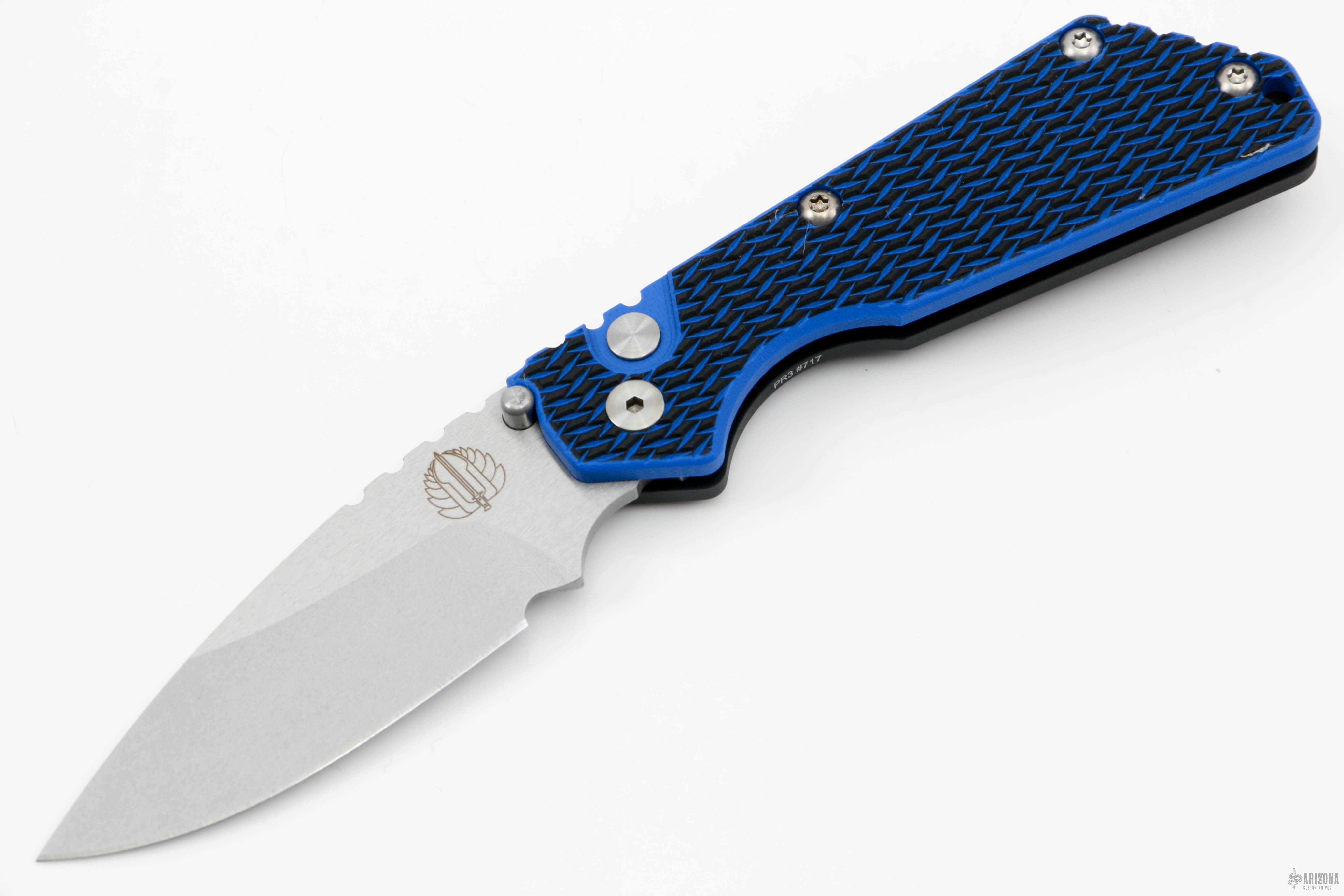 SNG Auto Black/Blue G10 - Arizona Custom Knives