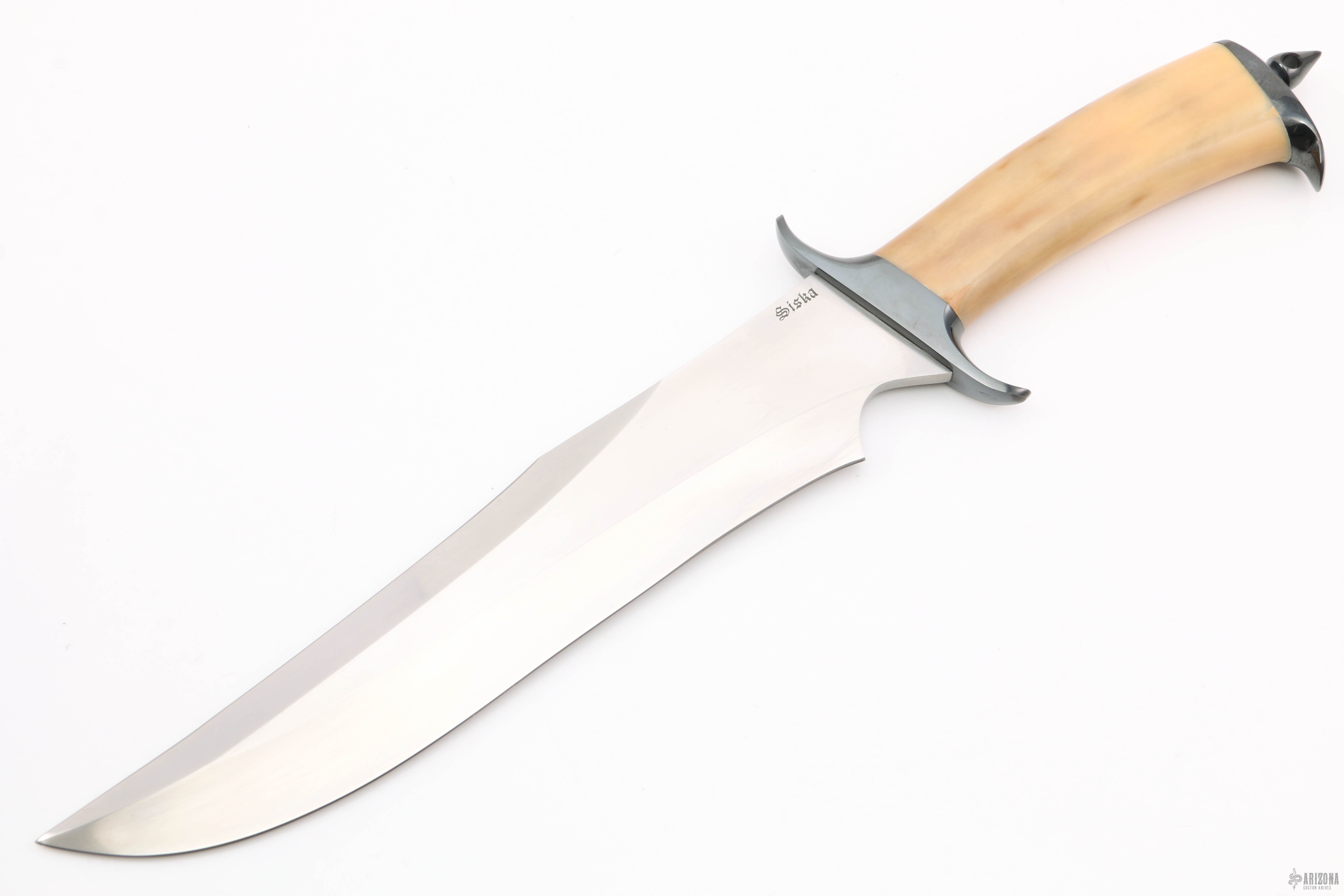 Walrus Ivory Fighter - Arizona Custom Knives