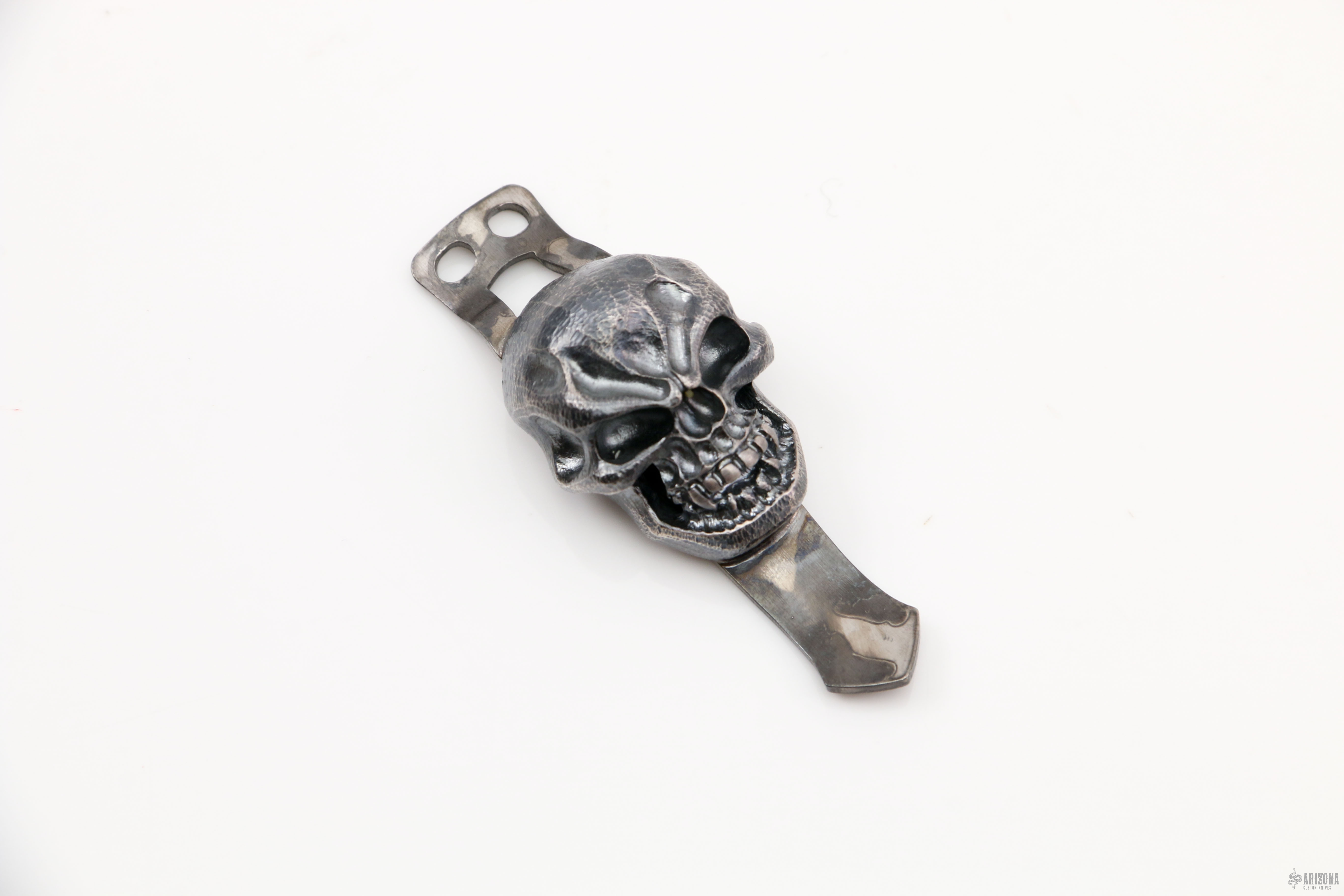 XL Hardness Skull Torch Clip - Arizona Custom Knives
