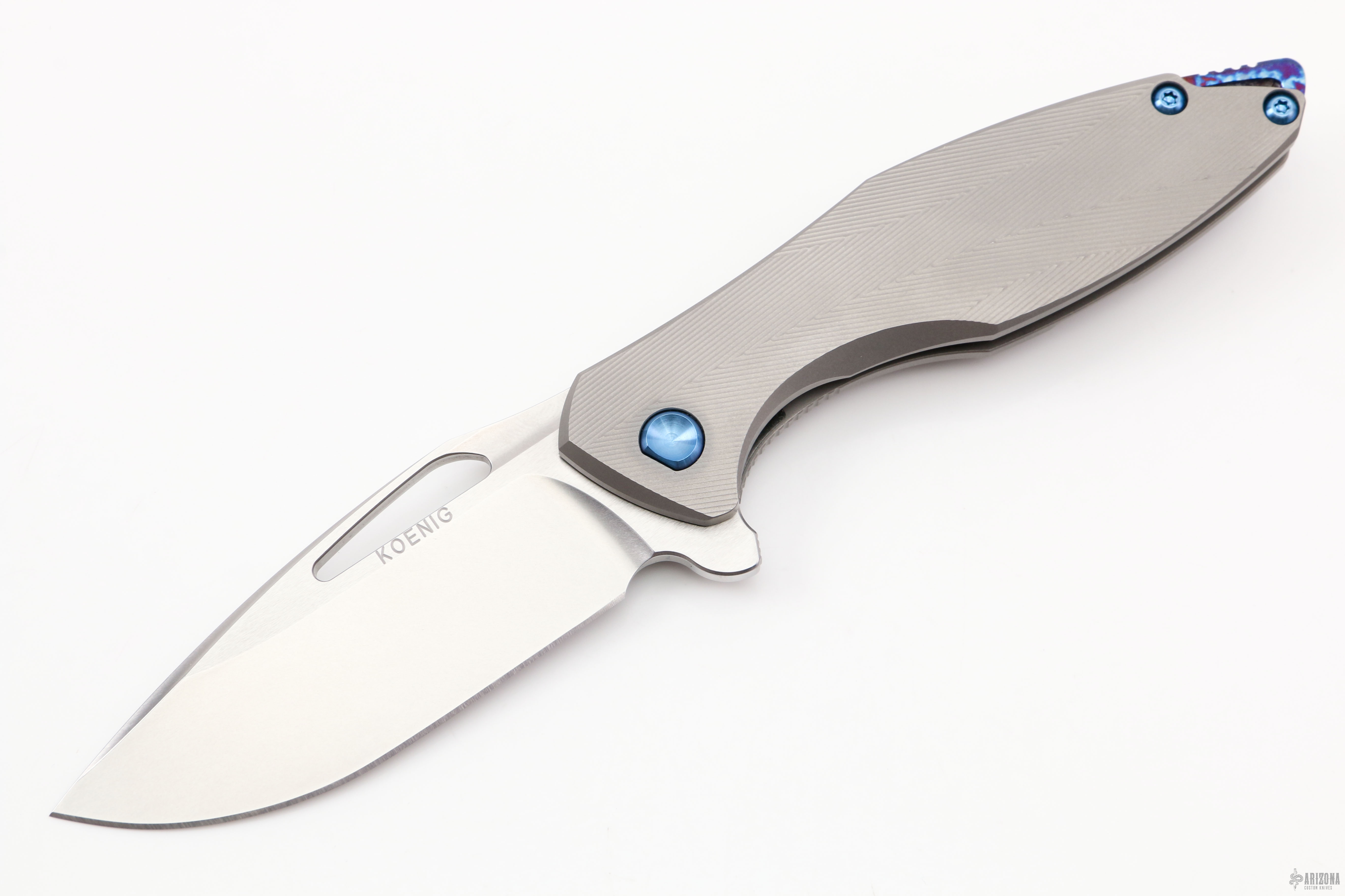 Arius - Magnacut - Custom Timascus Backspacer and Clip - Arizona Custom ...