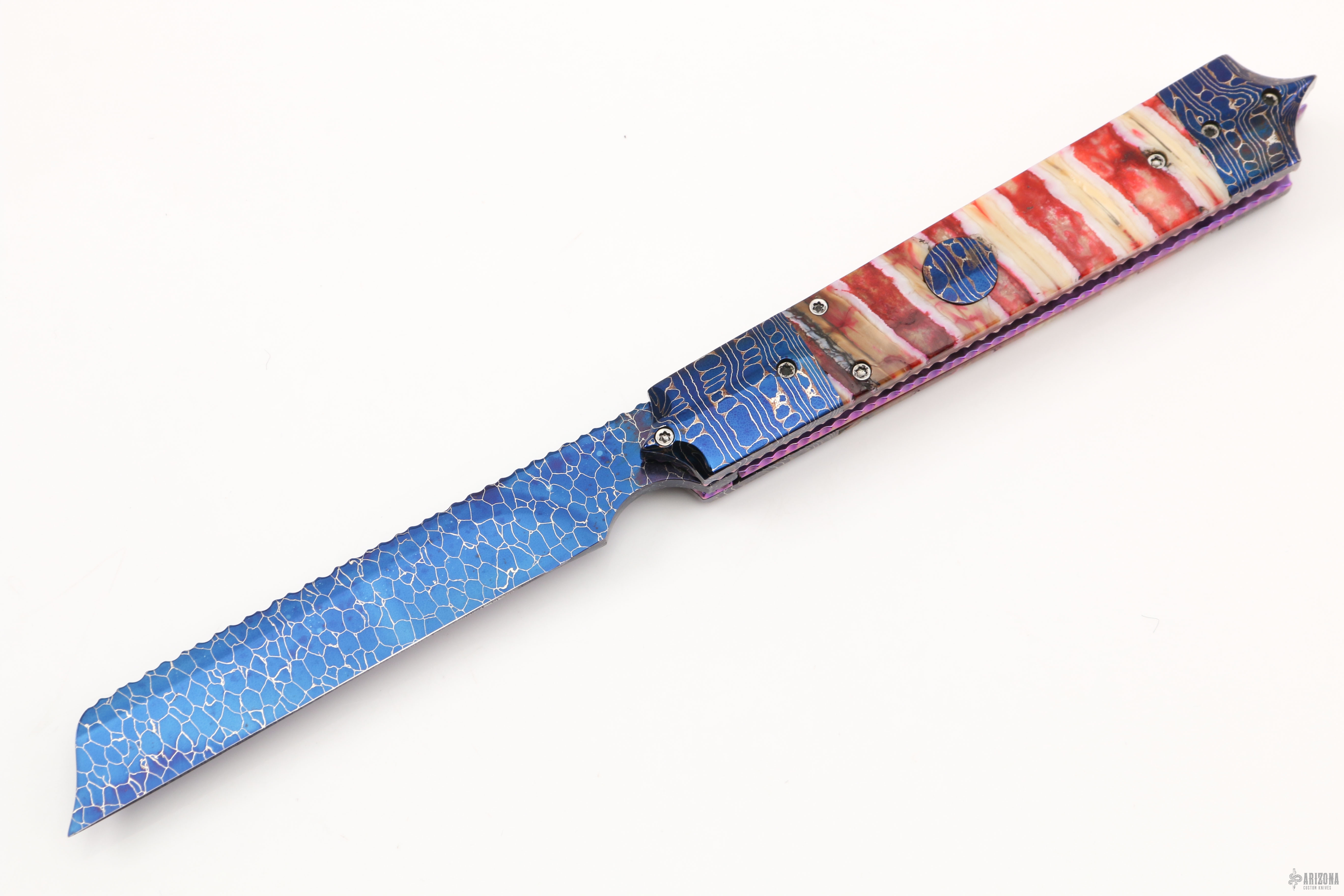 Custom Guillotine Razor Auto - Arizona Custom Knives