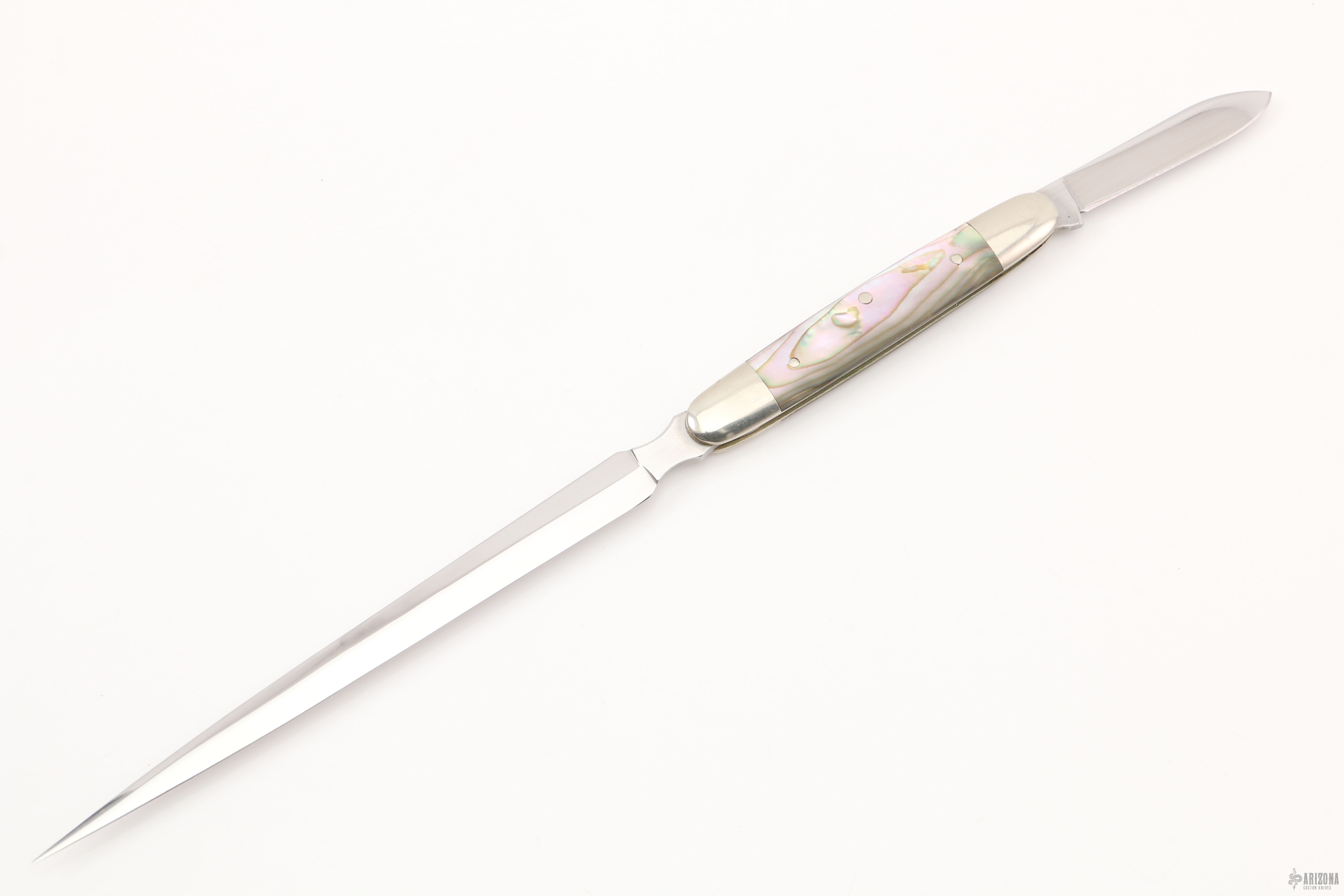 Dagger w/ Folding Pen Blade - Arizona Custom Knives