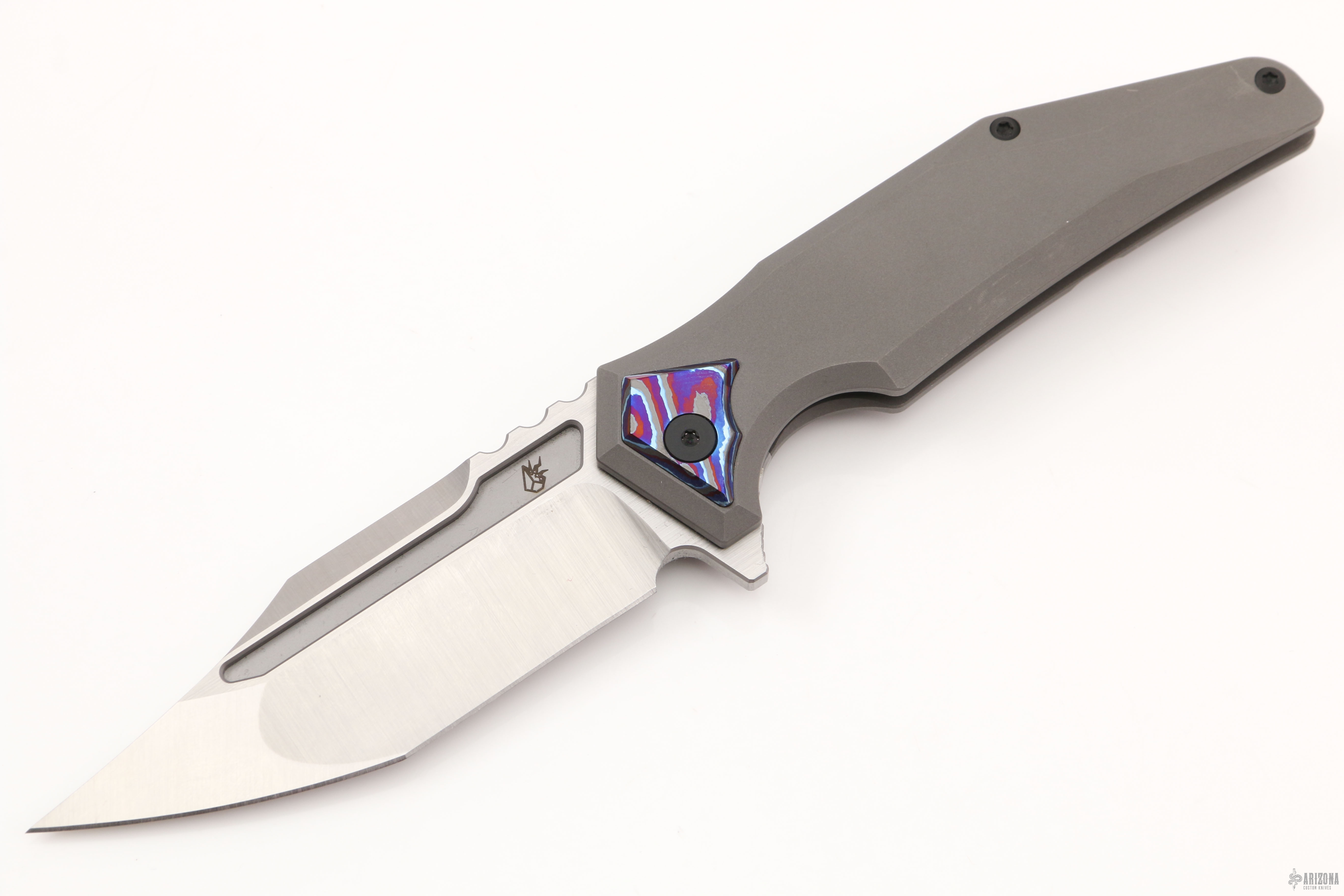 The Abyss - ZircuTi accents - Arizona Custom Knives