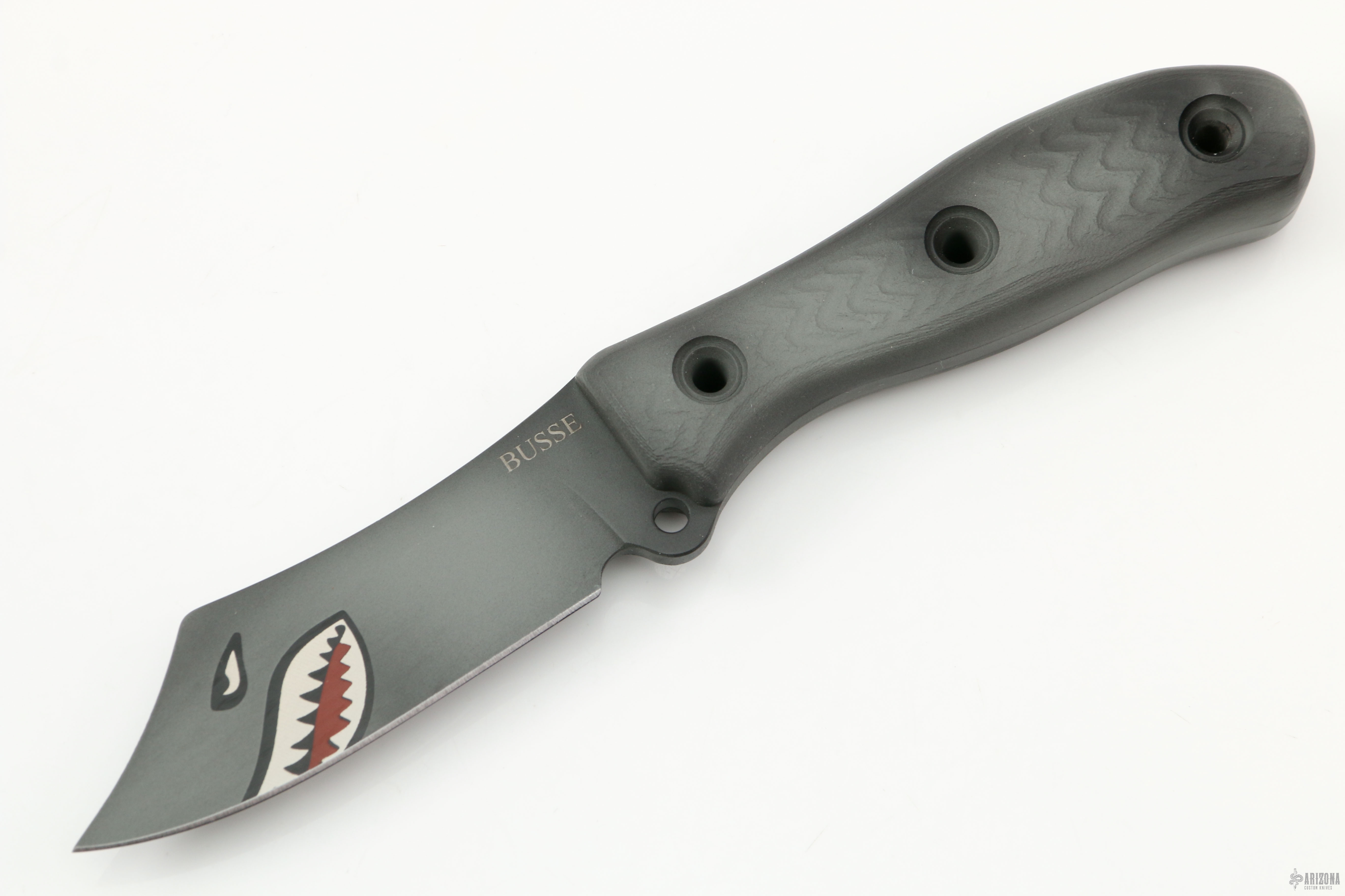 Trustee Warden - Shark Cerakote - Arizona Custom Knives