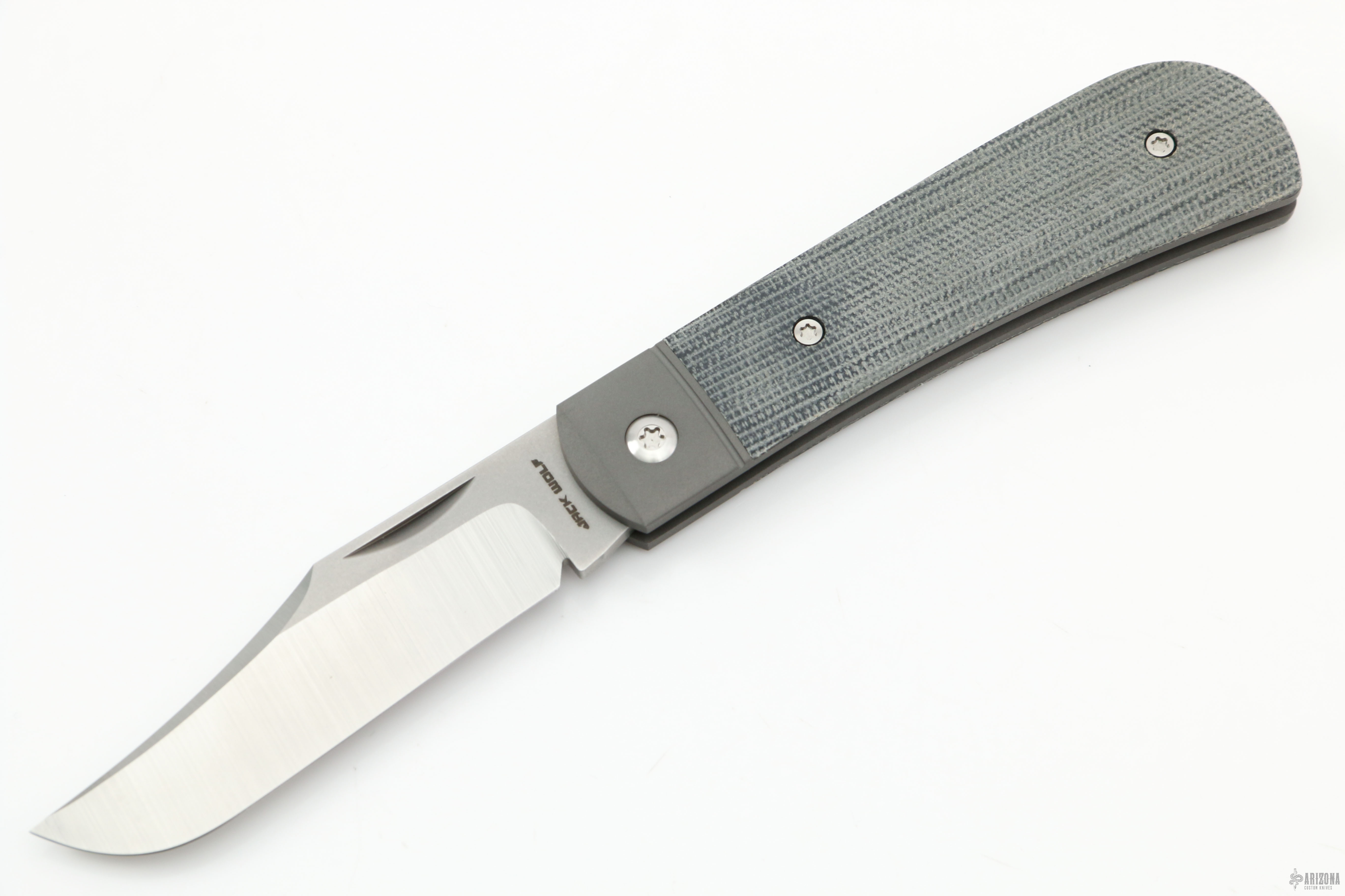 Benny's Clip - Black Canvas Micarta - Arizona Custom Knives