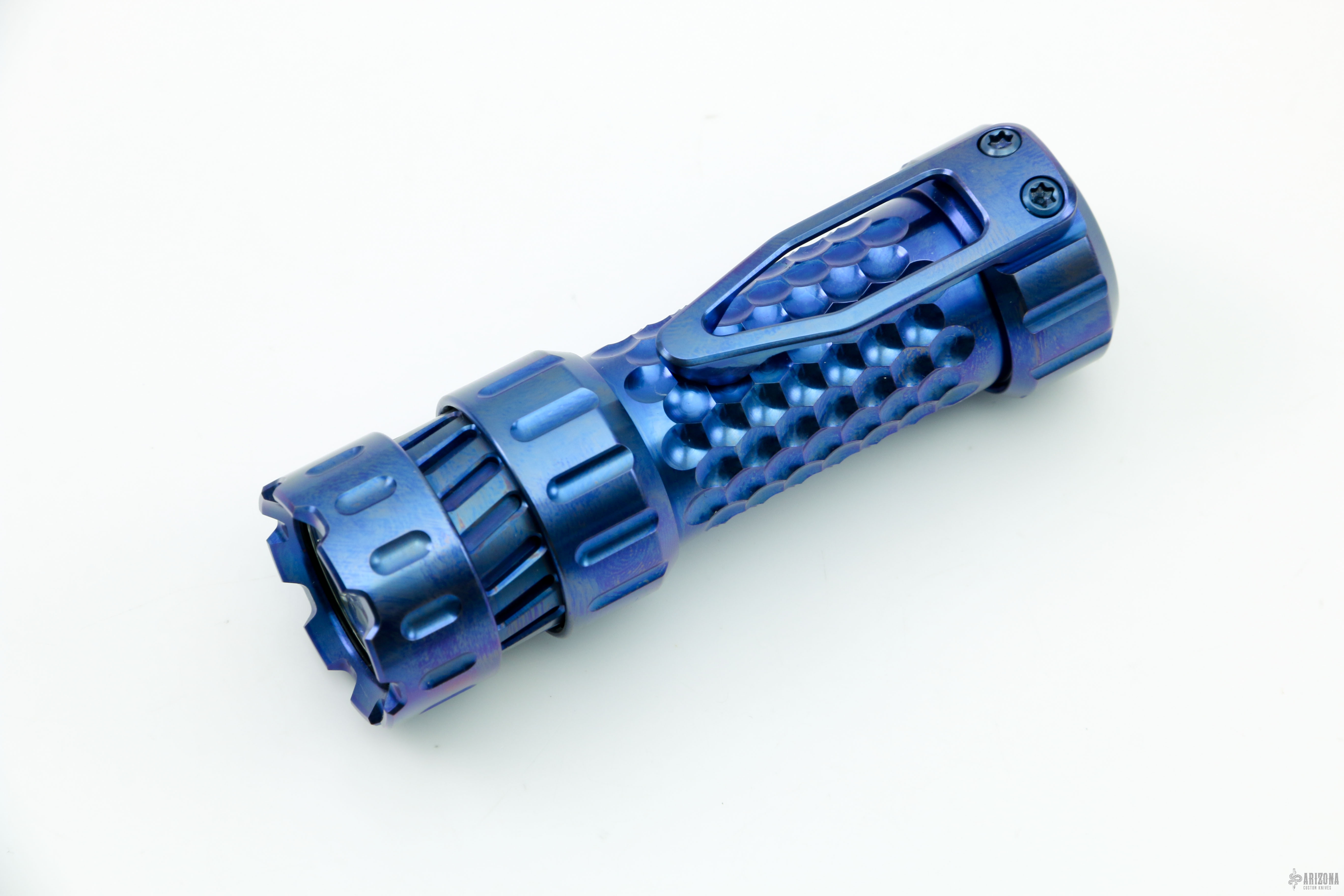 Mechtorch Gen2 Titanium Custom Torch/Flashlight - Blue - Arizona Custom ...