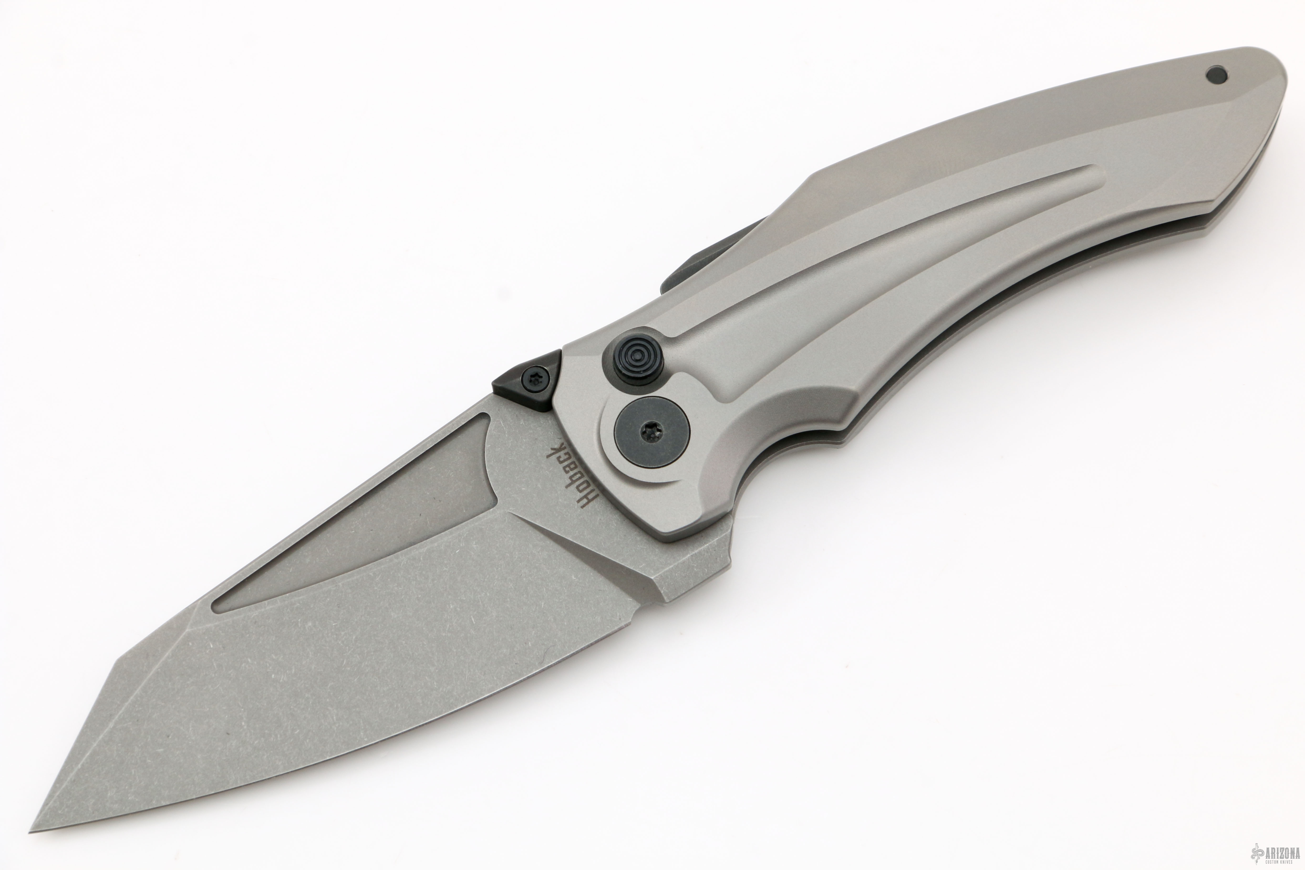 Sumo - Sandblast w/ Stonewash and DLC Hareware - Arizona Custom Knives