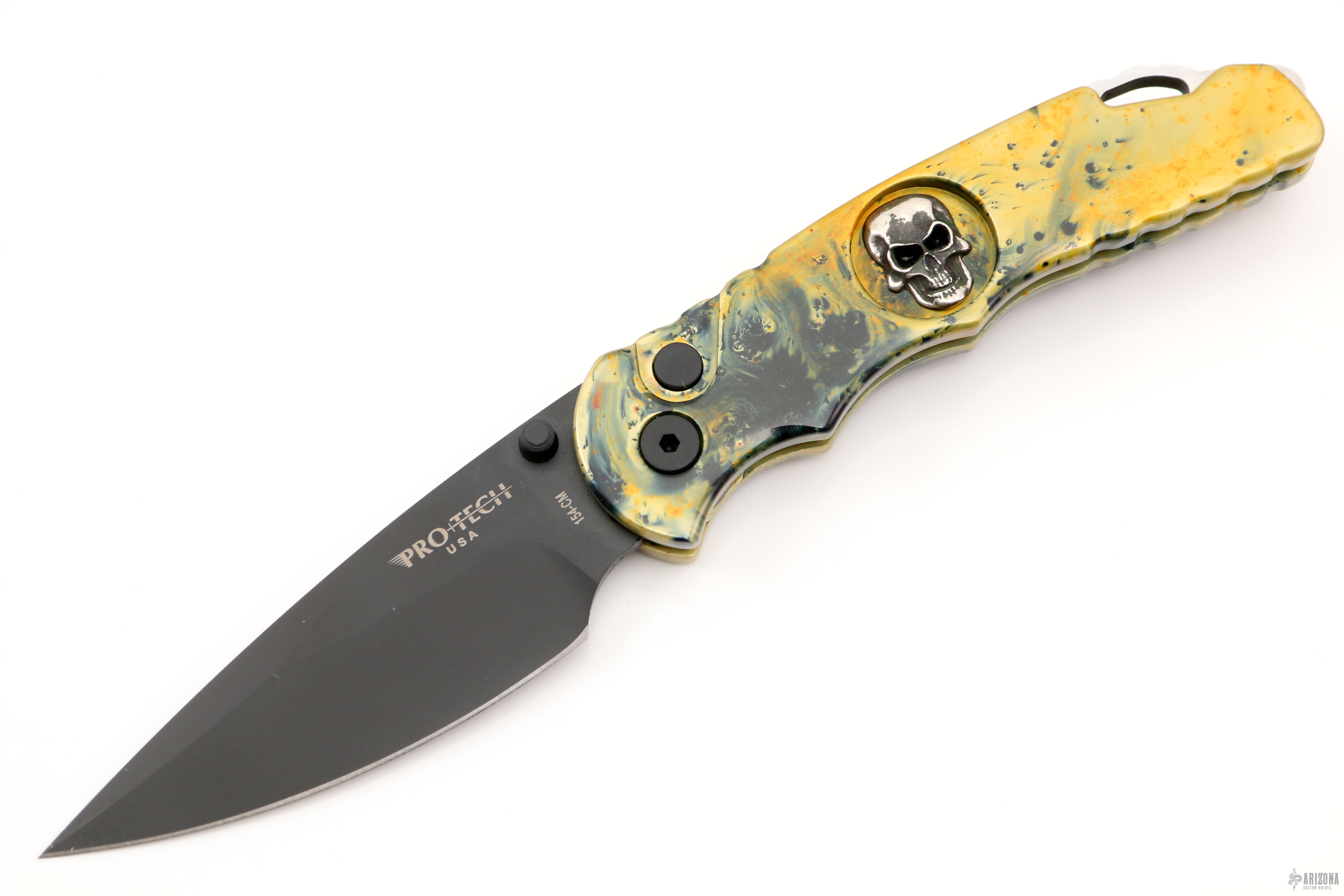 TR-5 PK Splash Shaw Skull Custom #12 of 20 - Arizona Custom Knives