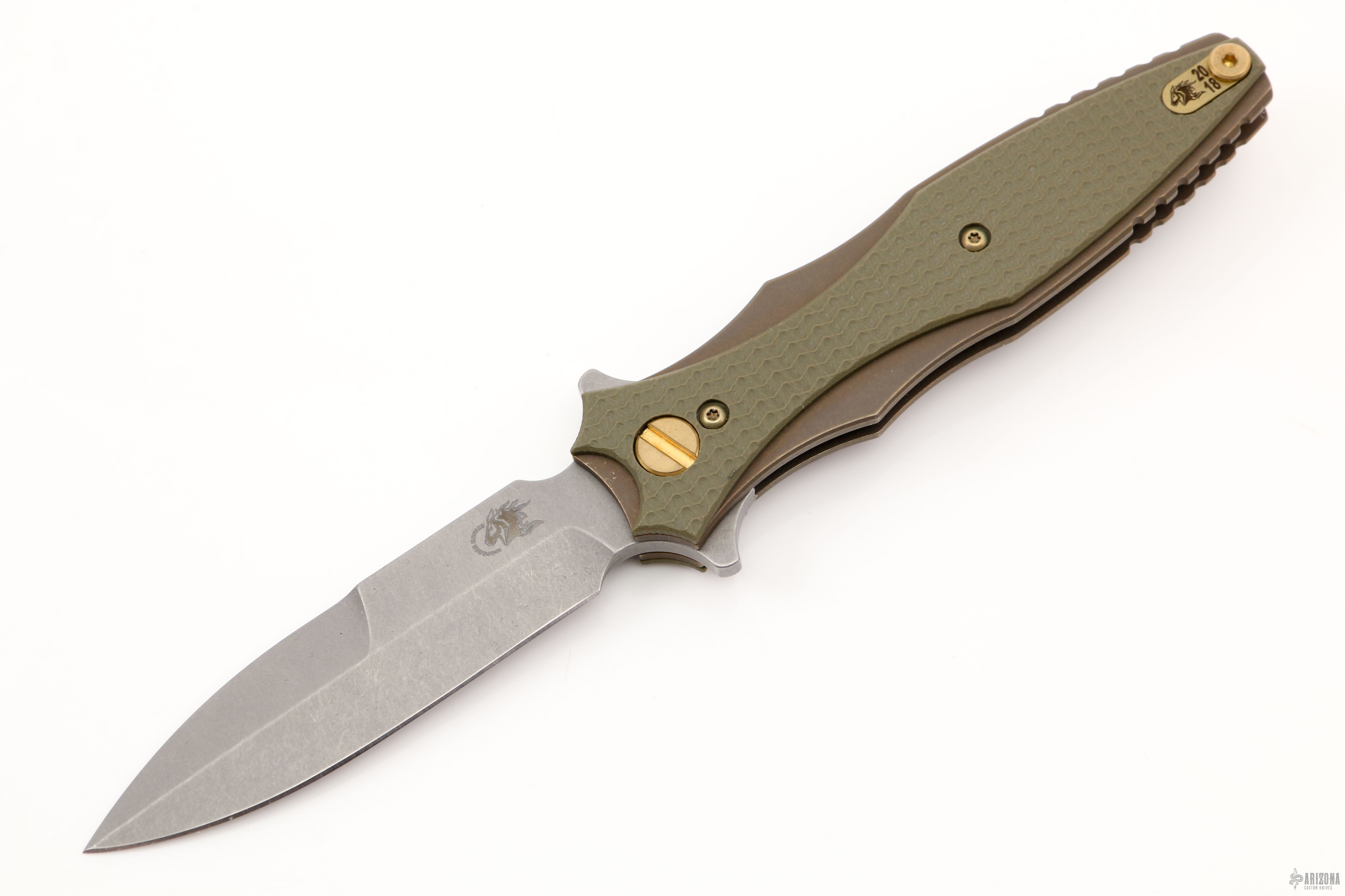 Maximus Bayonet Tri-way Battle Bronze OD Green - Arizona Custom Knives