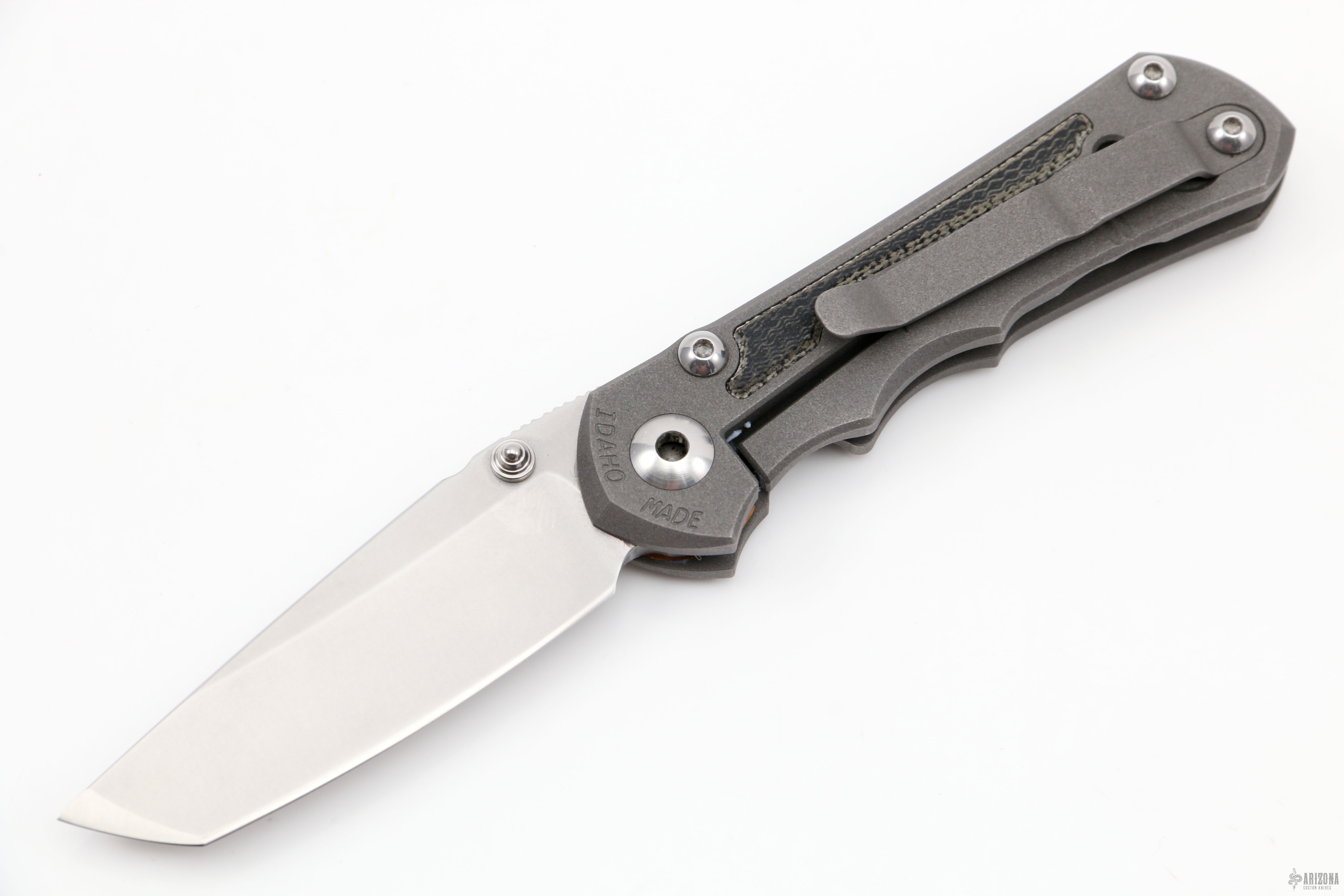 Small Inkosi Tanto - Left Handed - Black Canvas Micarta Inlay - Arizona ...