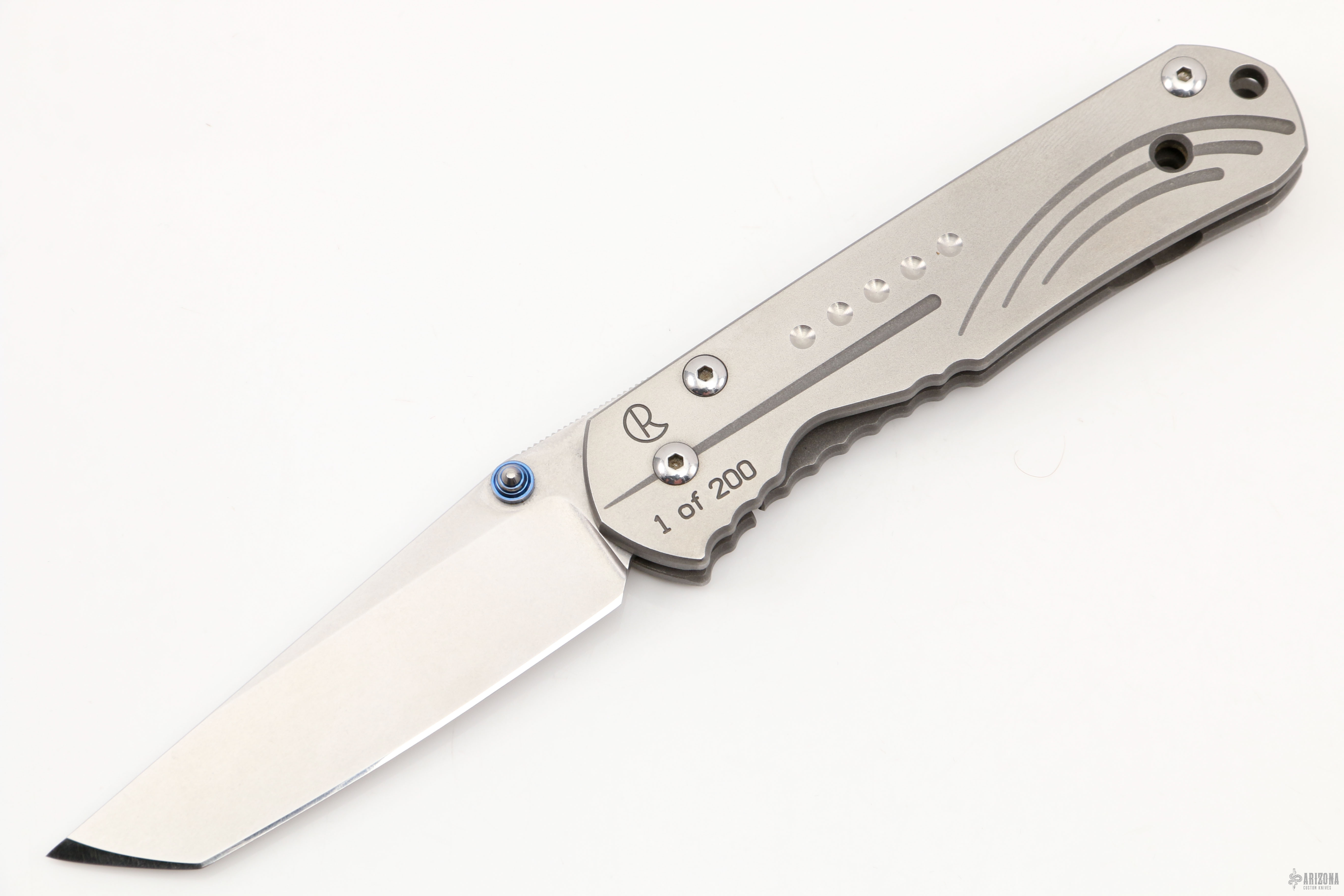 Large Regular Sebenza NICA Tanto 2005 - 1 of 200 | Arizona Custom Knives
