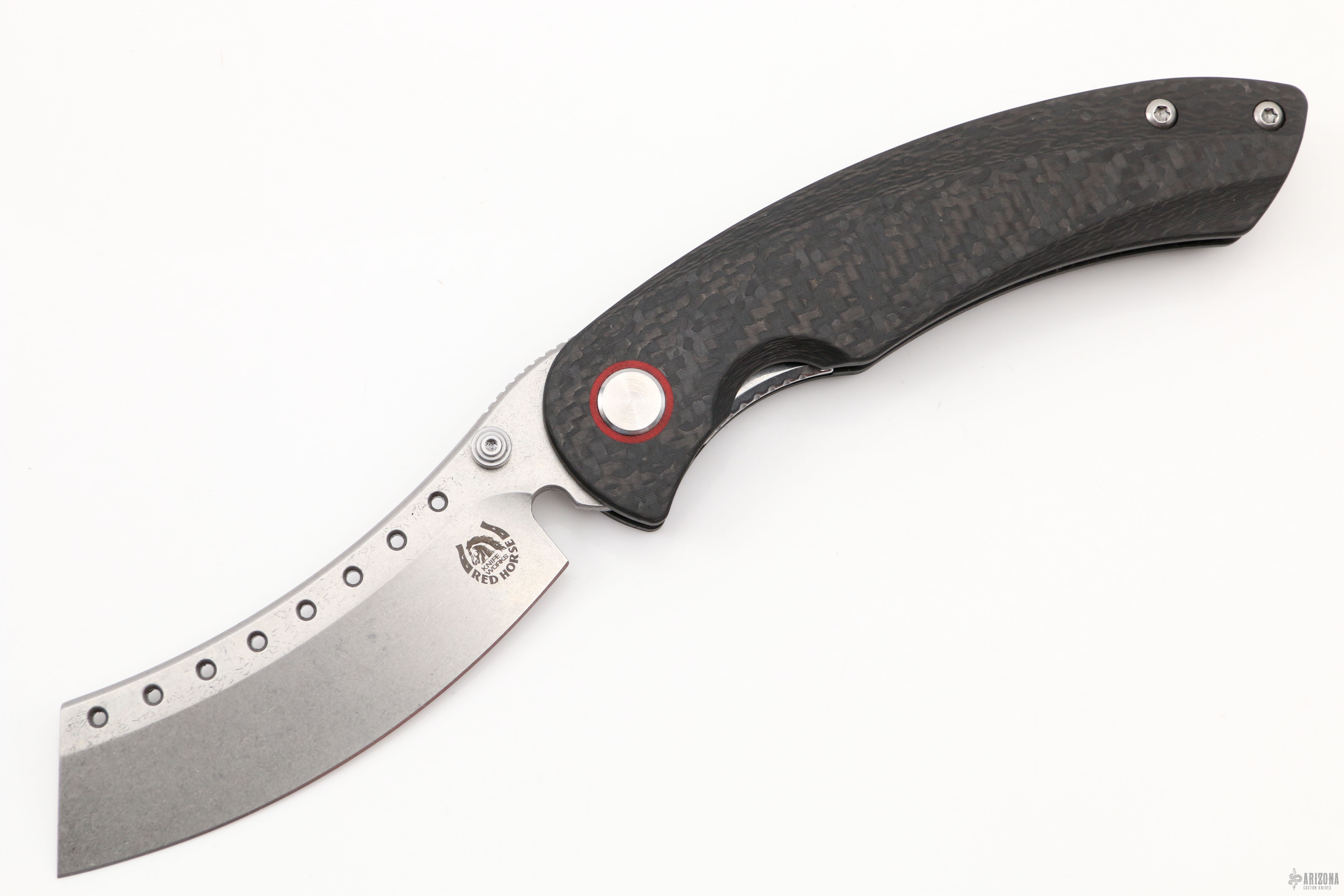 Hell Razor P - Satin and Carbon Fiber - Arizona Custom Knives