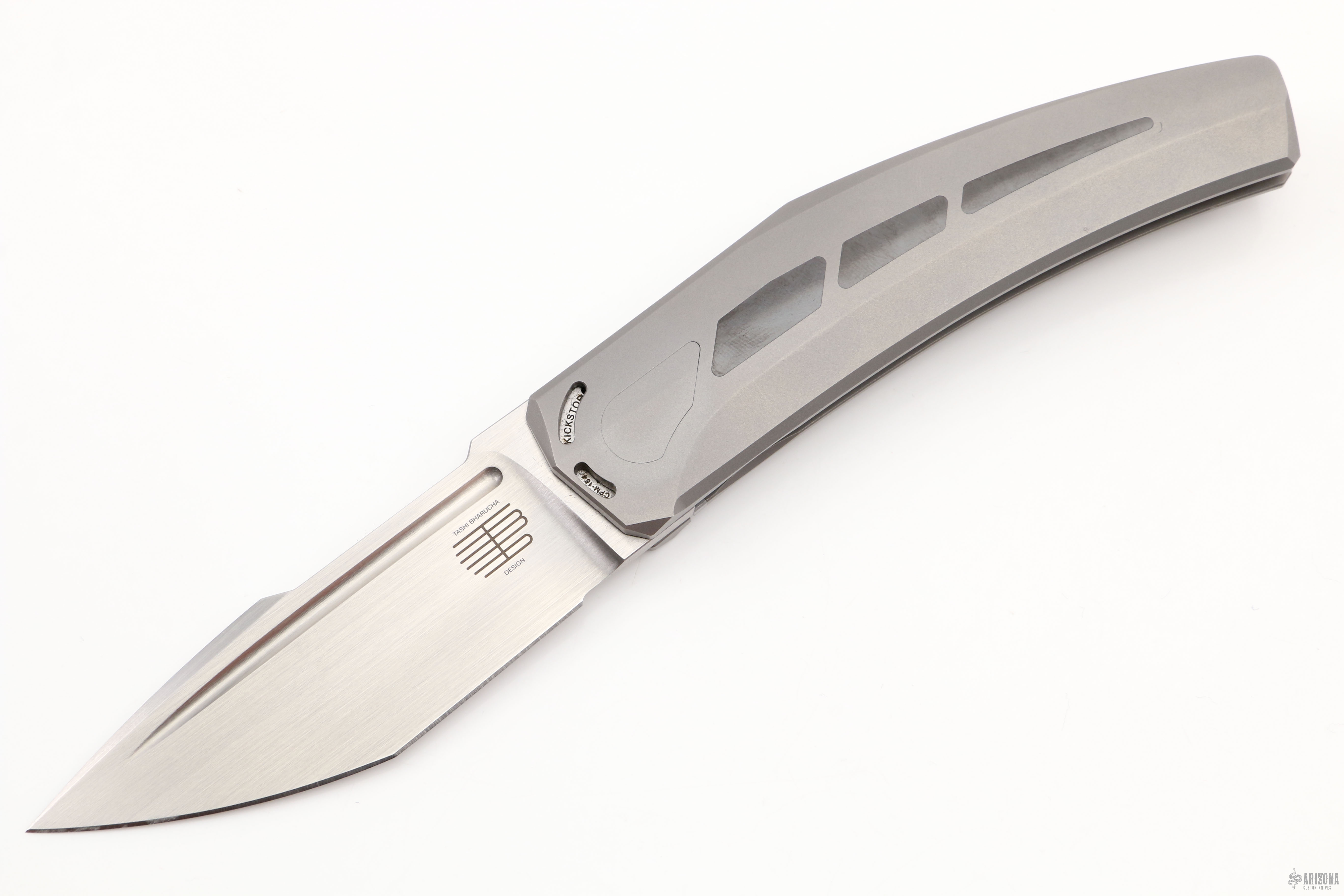 Krypton #1 Frame Lock Knife Titanium/Zirconoim | Arizona Custom Knives