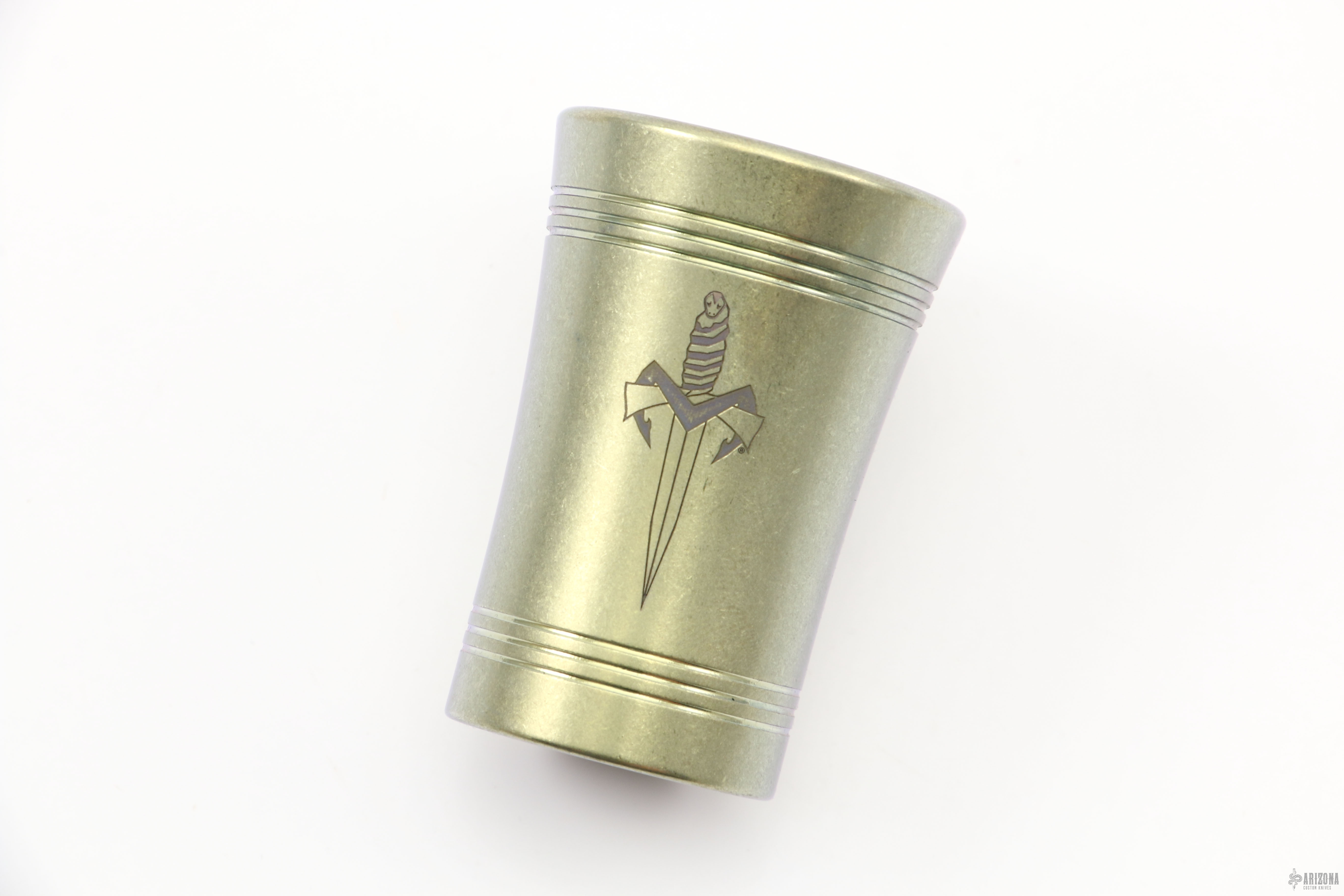 Titanium Shot Glass - Arizona Custom Knives