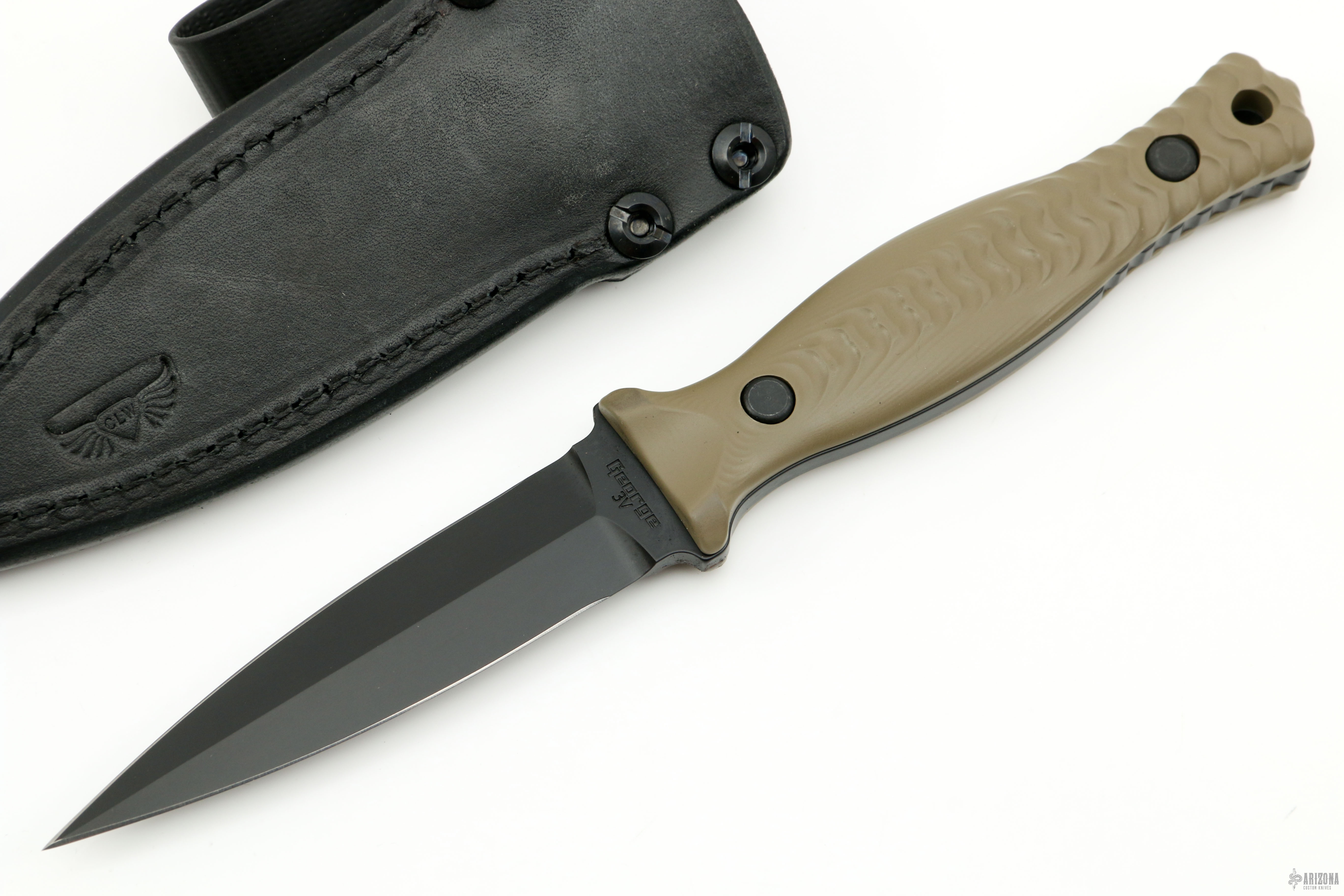 Galvo Dagger - 3v FDE Cerakote Aluminum Morph and Black Cerakote ...