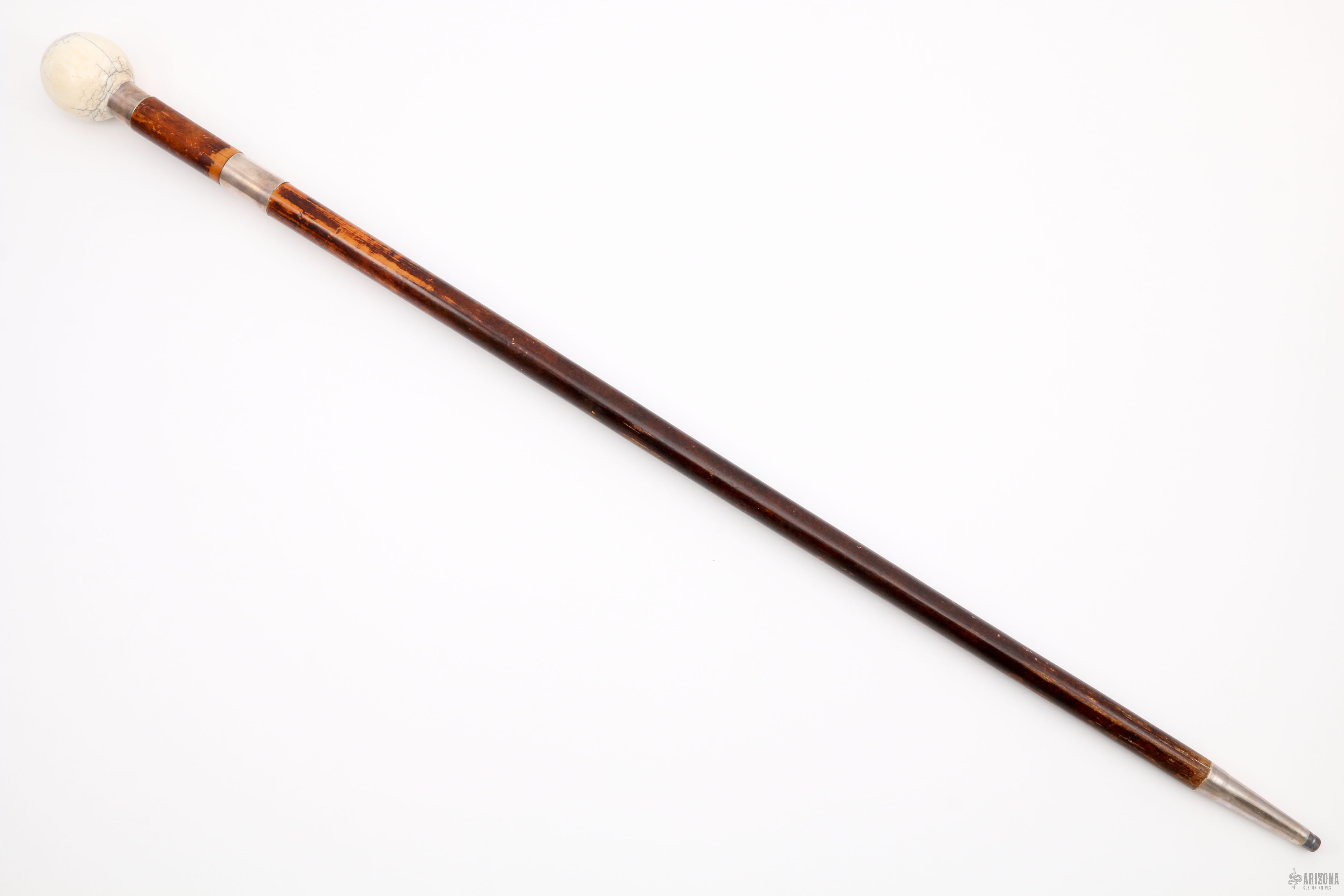 Antique Sword Cane - Bamboo and Stag - Arizona Custom Knives