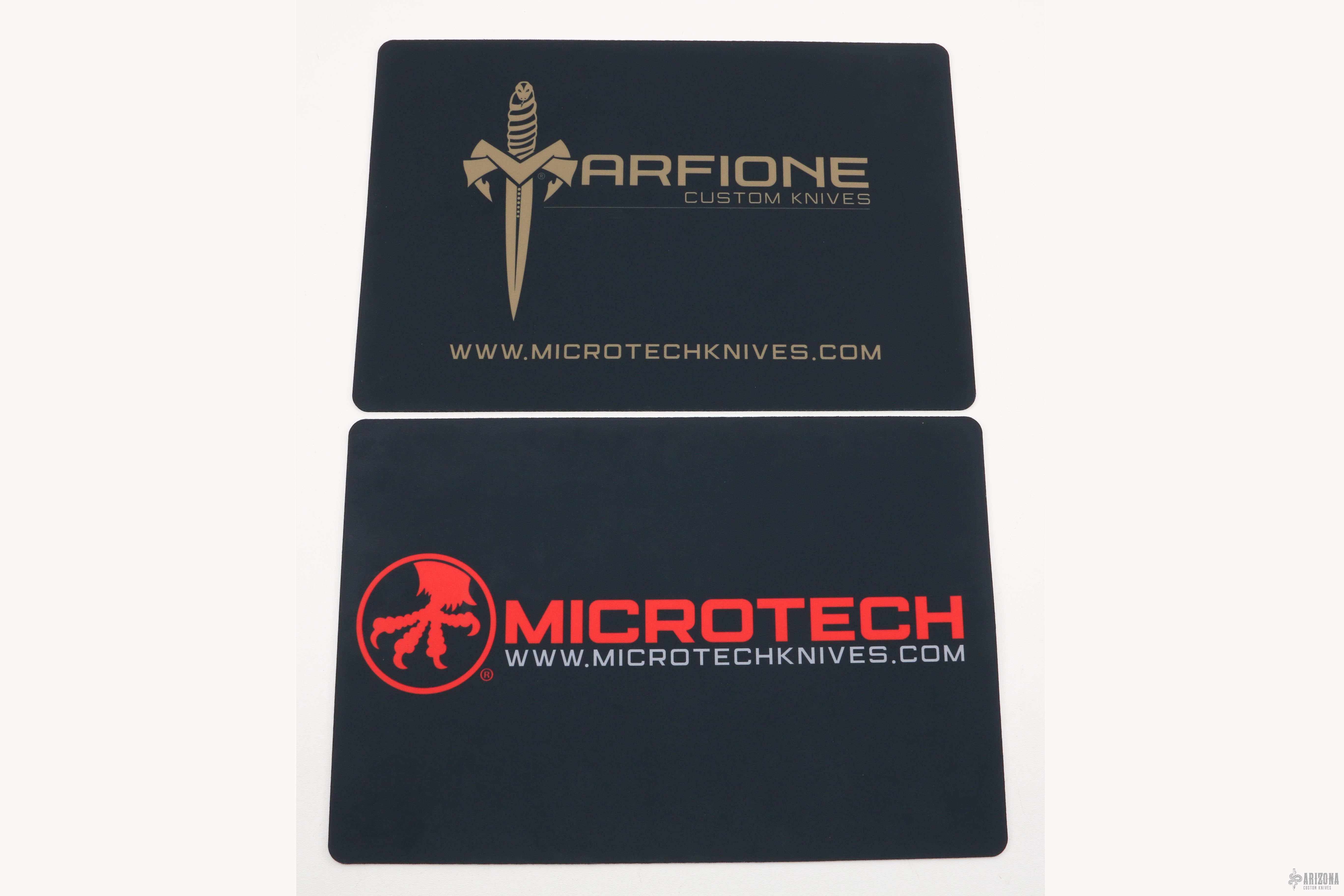 Microtech and Marfione Custom Knives Work Mats - Arizona Custom Knives