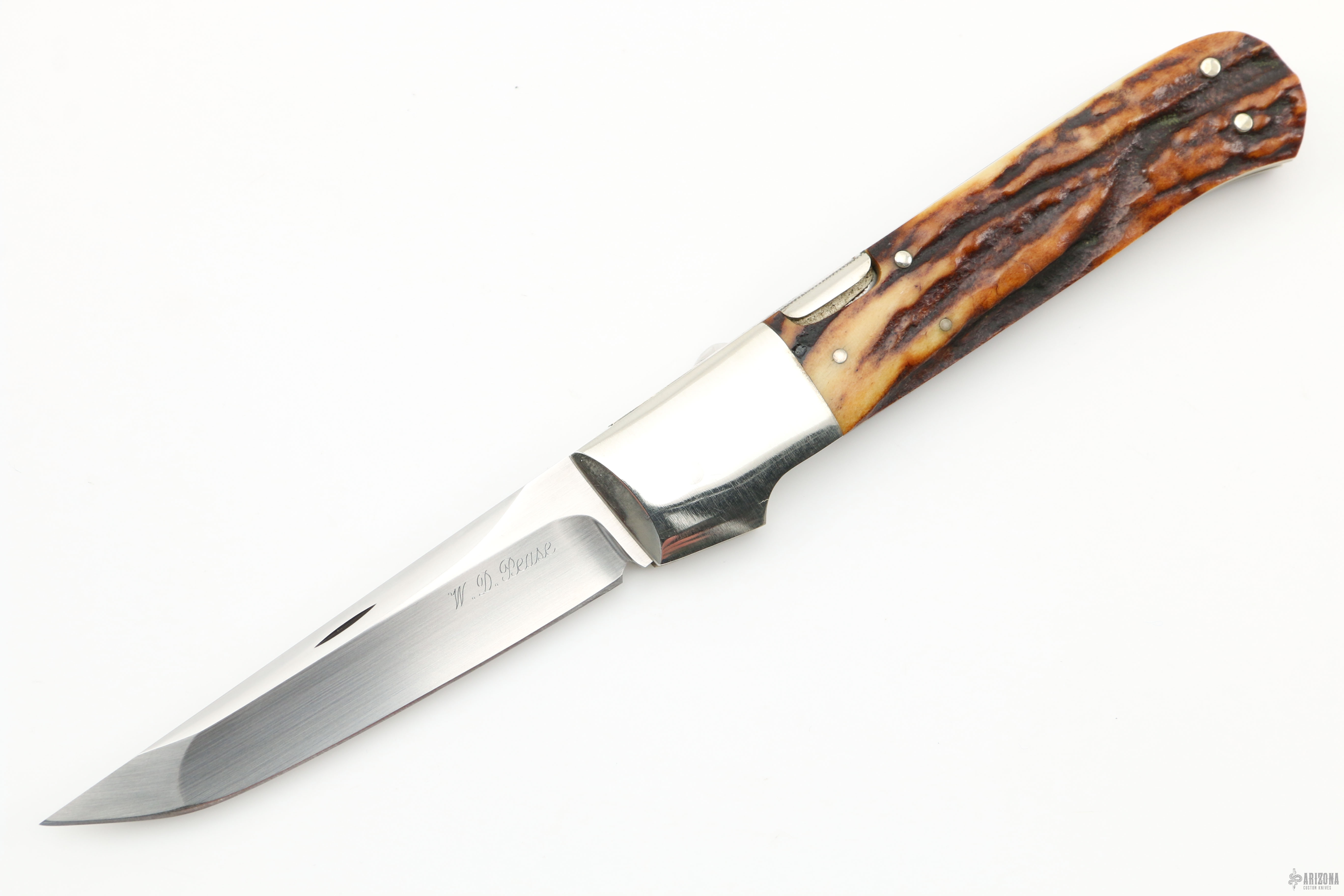 Stag Side-Lock - Arizona Custom Knives
