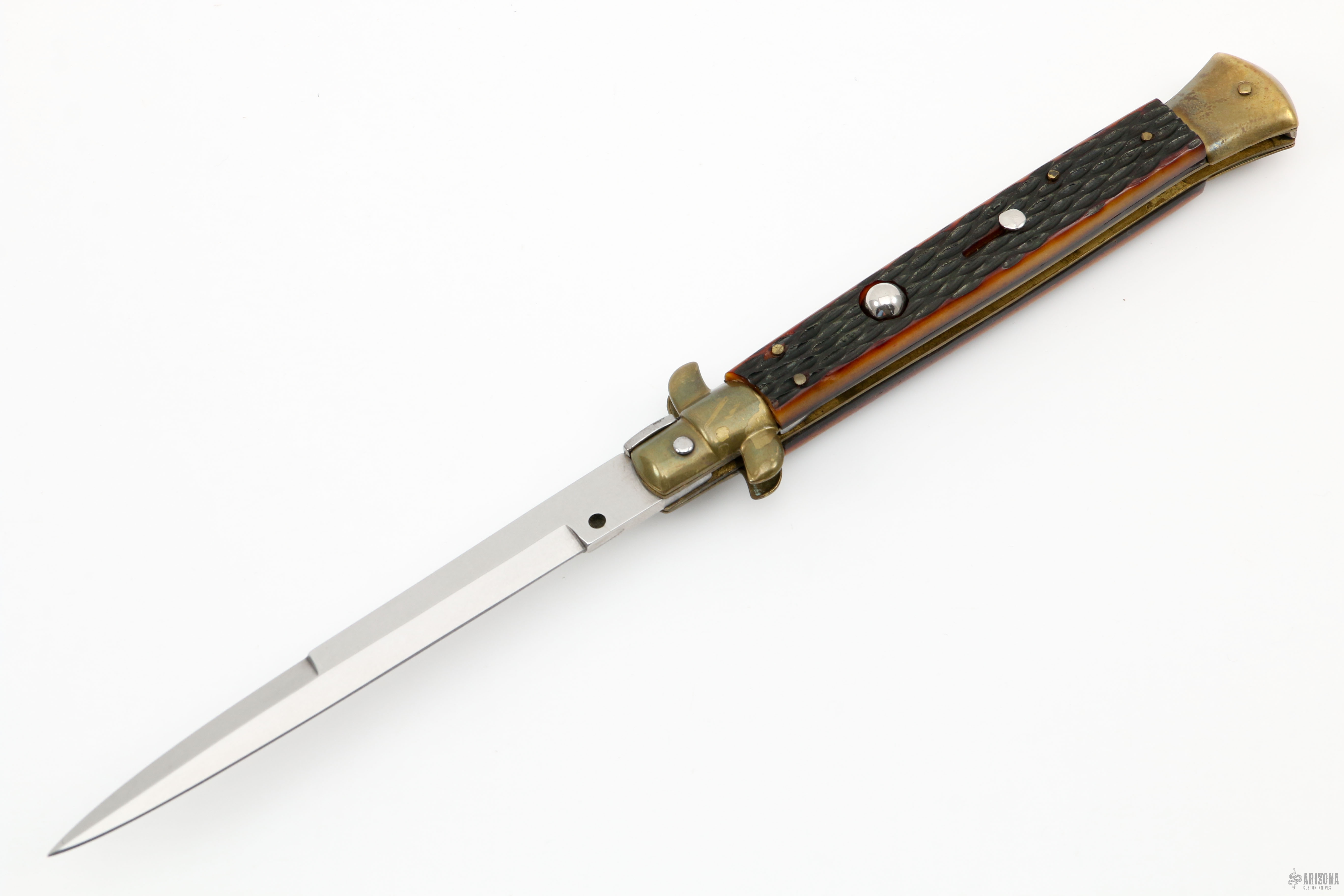 11" Swivel Bolster Auto - Arizona Custom Knives