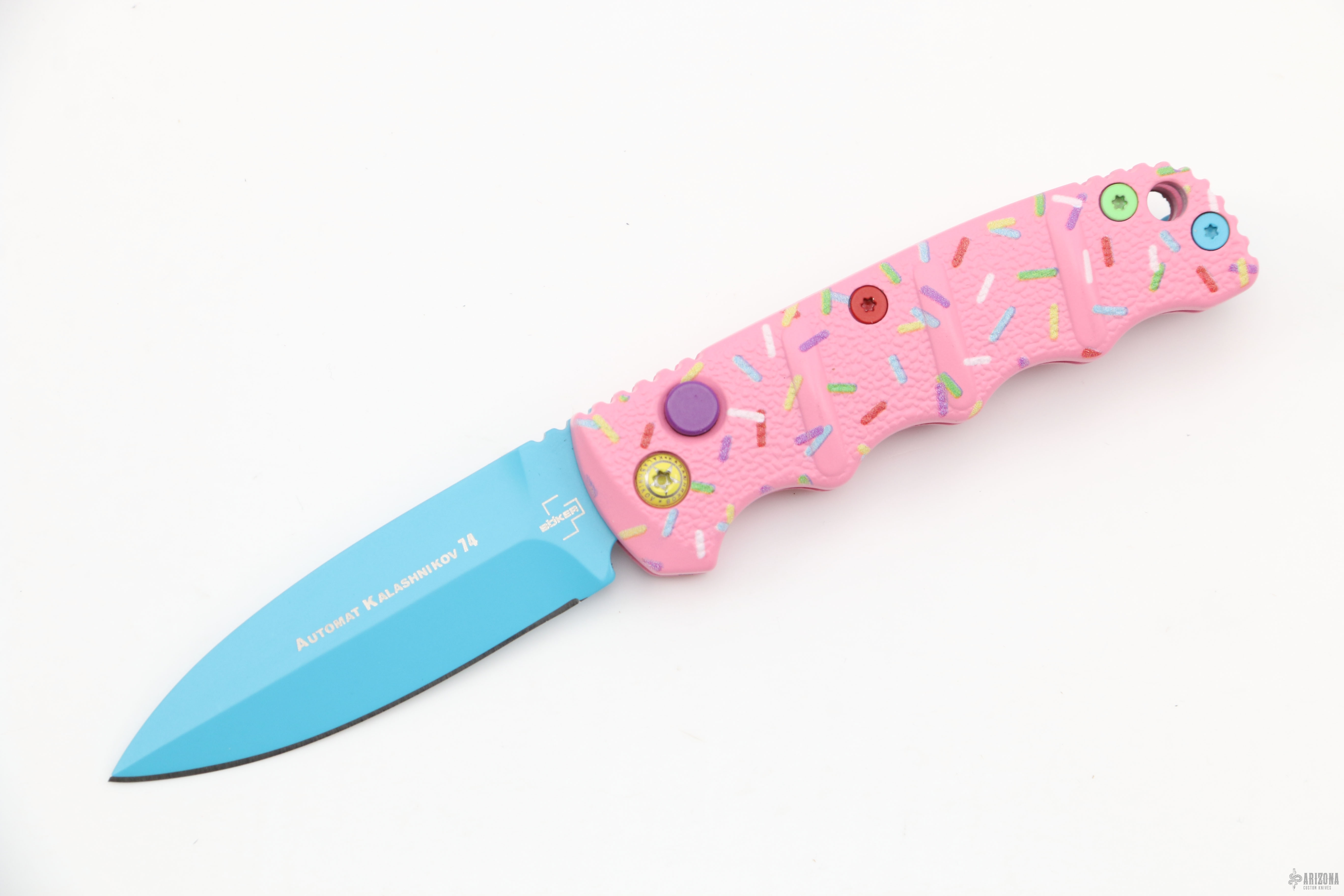 Small Dessert Warrior Kalashnikov Dagger Auto Donut Arizona Custom Knives