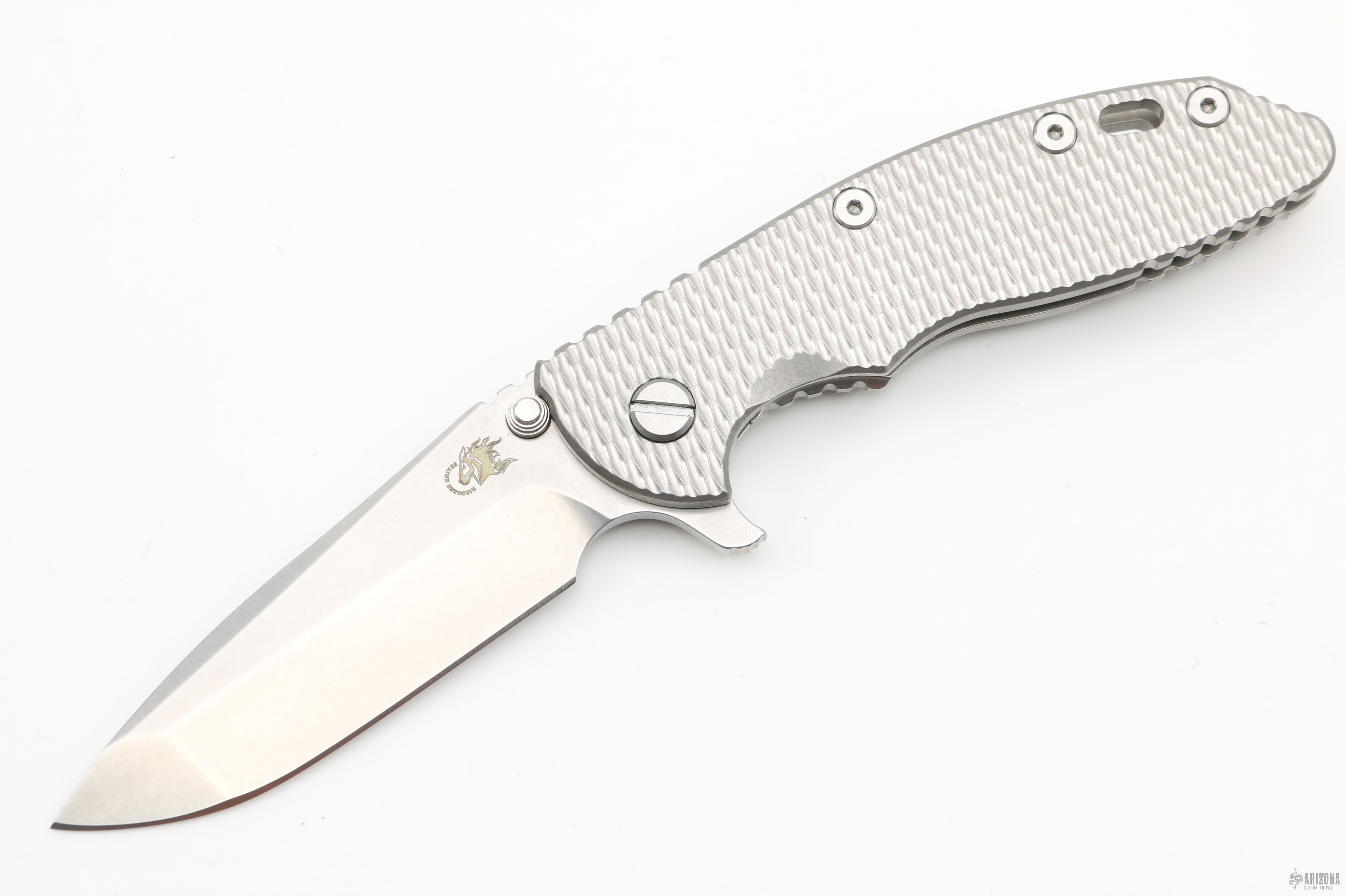 XM-18 3.5" Spanto Tri-Way - Full Titanium - Arizona Custom Knives