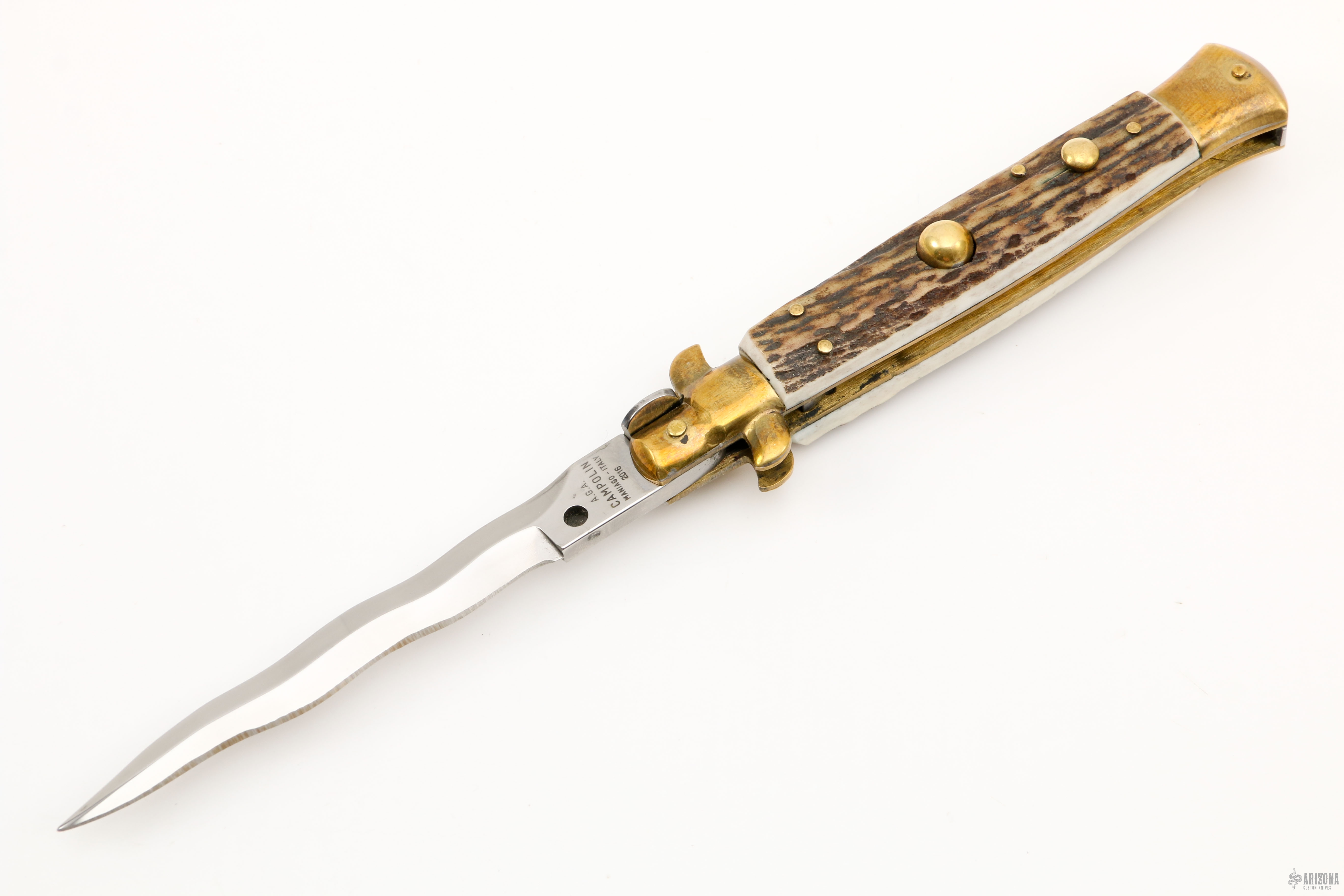 10" Kris Picklock - Stag - Arizona Custom Knives