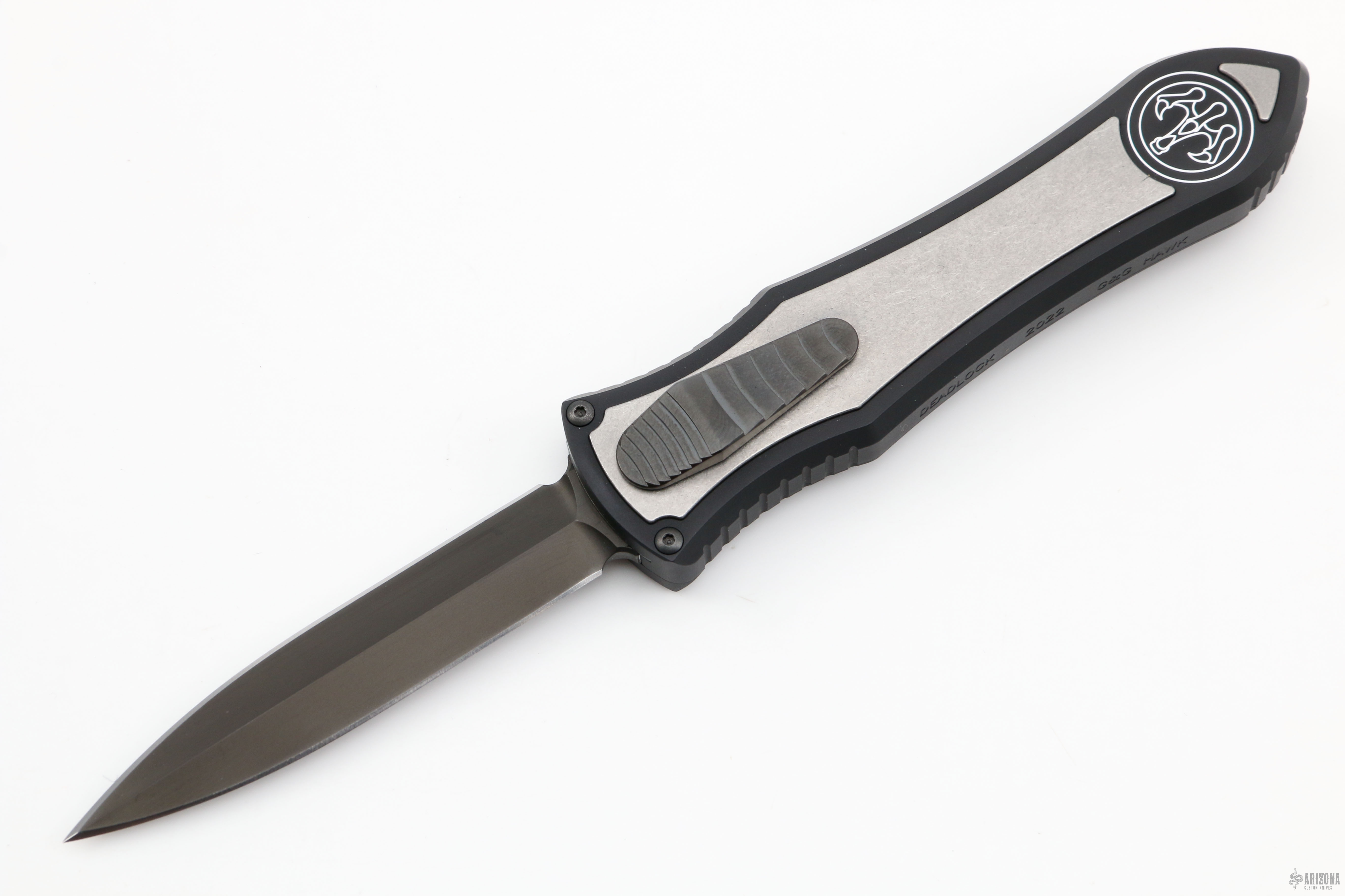 Deadlock Model C 2022 Tuxedo Ti-Overlay - Arizona Custom Knives