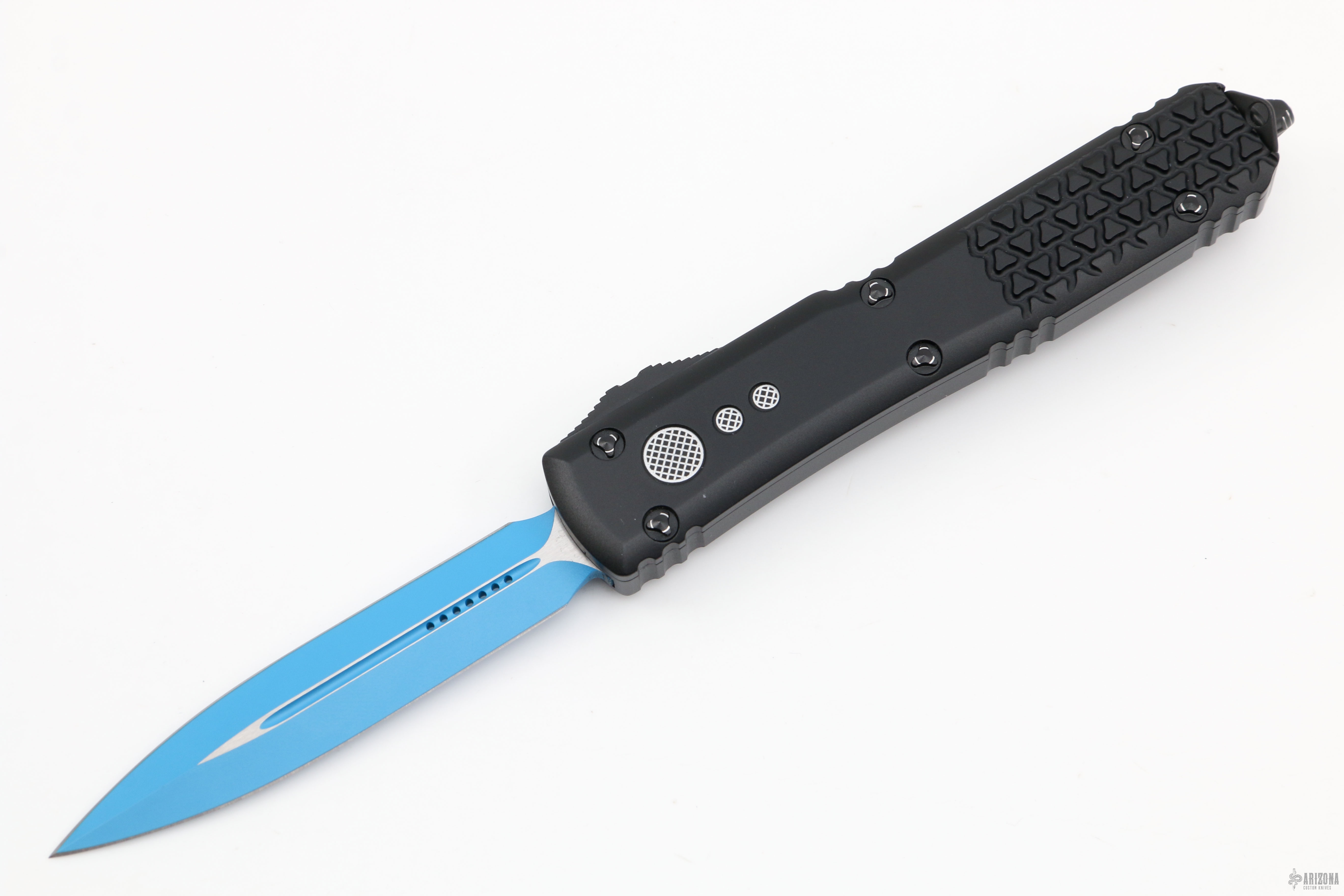 122-1JK Ultratech D/E Blue Standard JK - Arizona Custom Knives