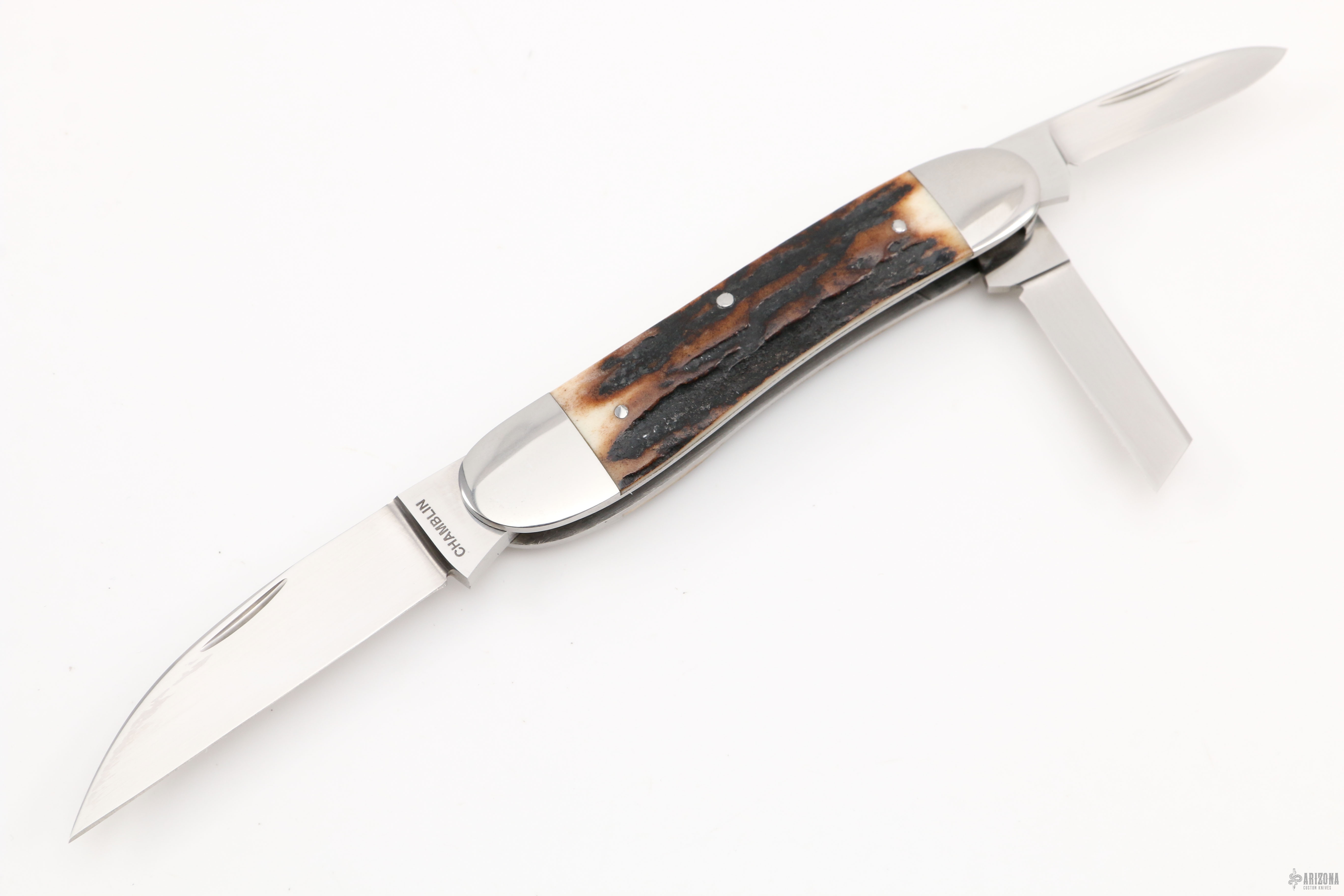 3-Blade Wharncliffe Whittler - Arizona Custom Knives