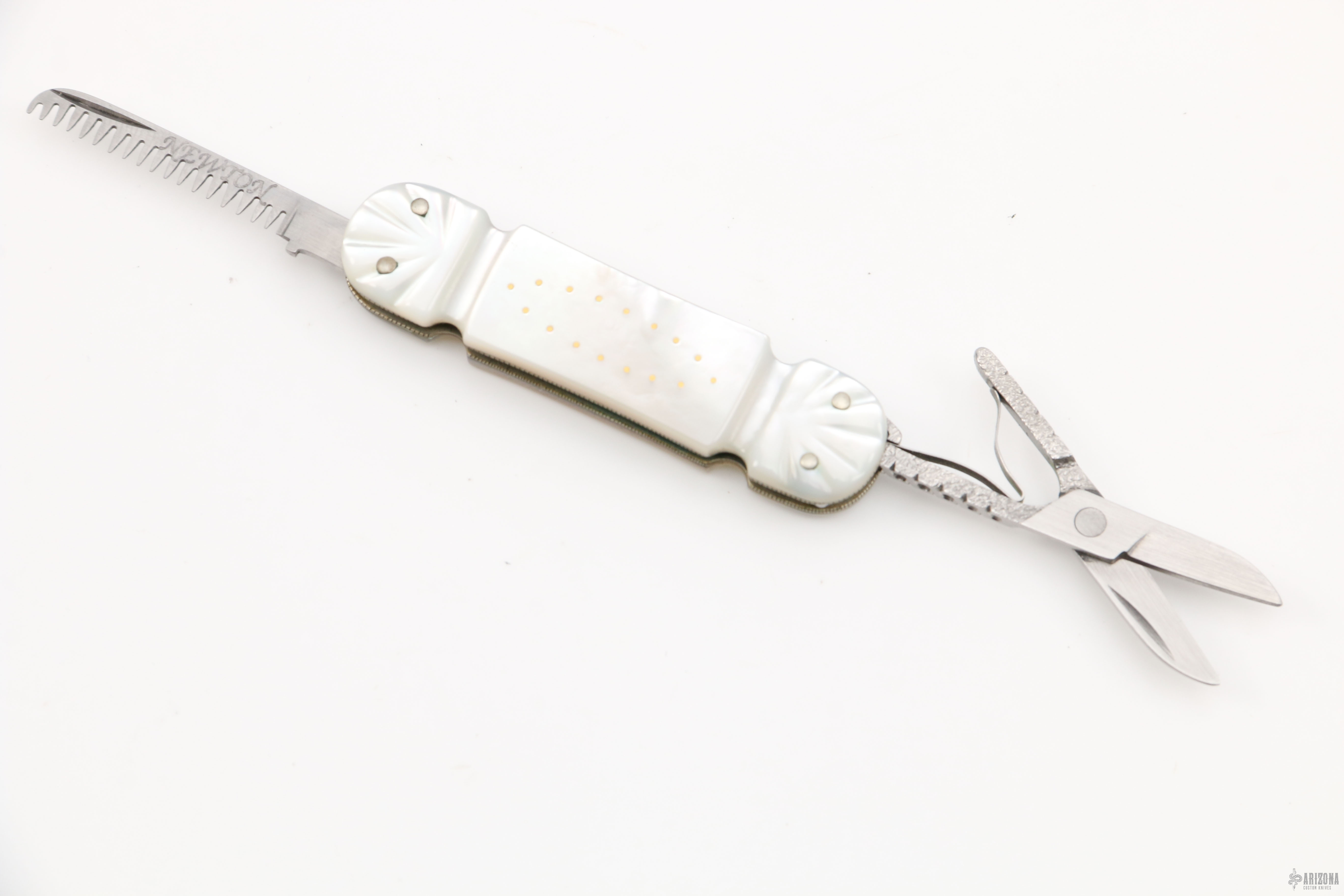 Comb and Scissor Slipjoint - Arizona Custom Knives