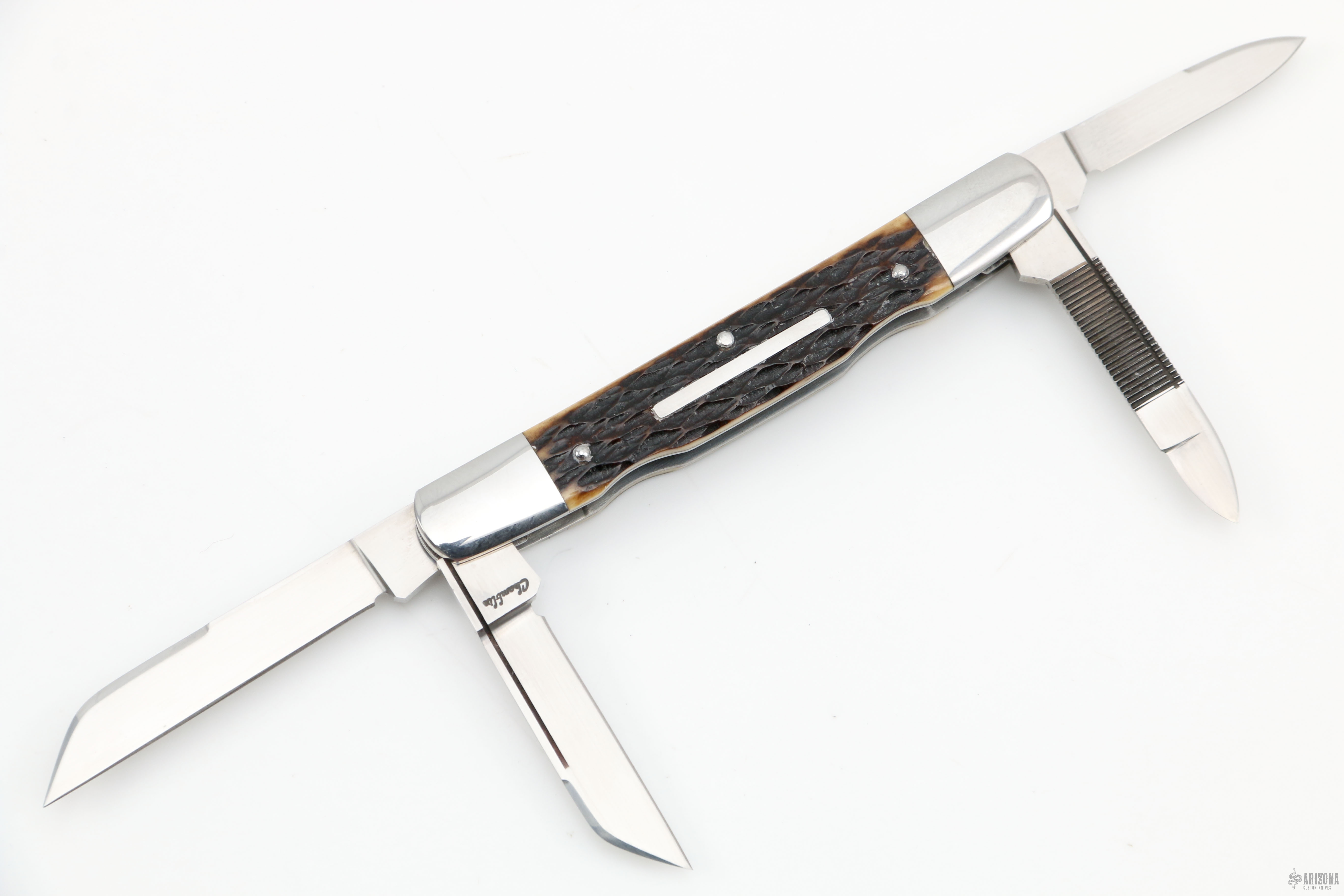 4-Blade Congress Slipjoint - Arizona Custom Knives