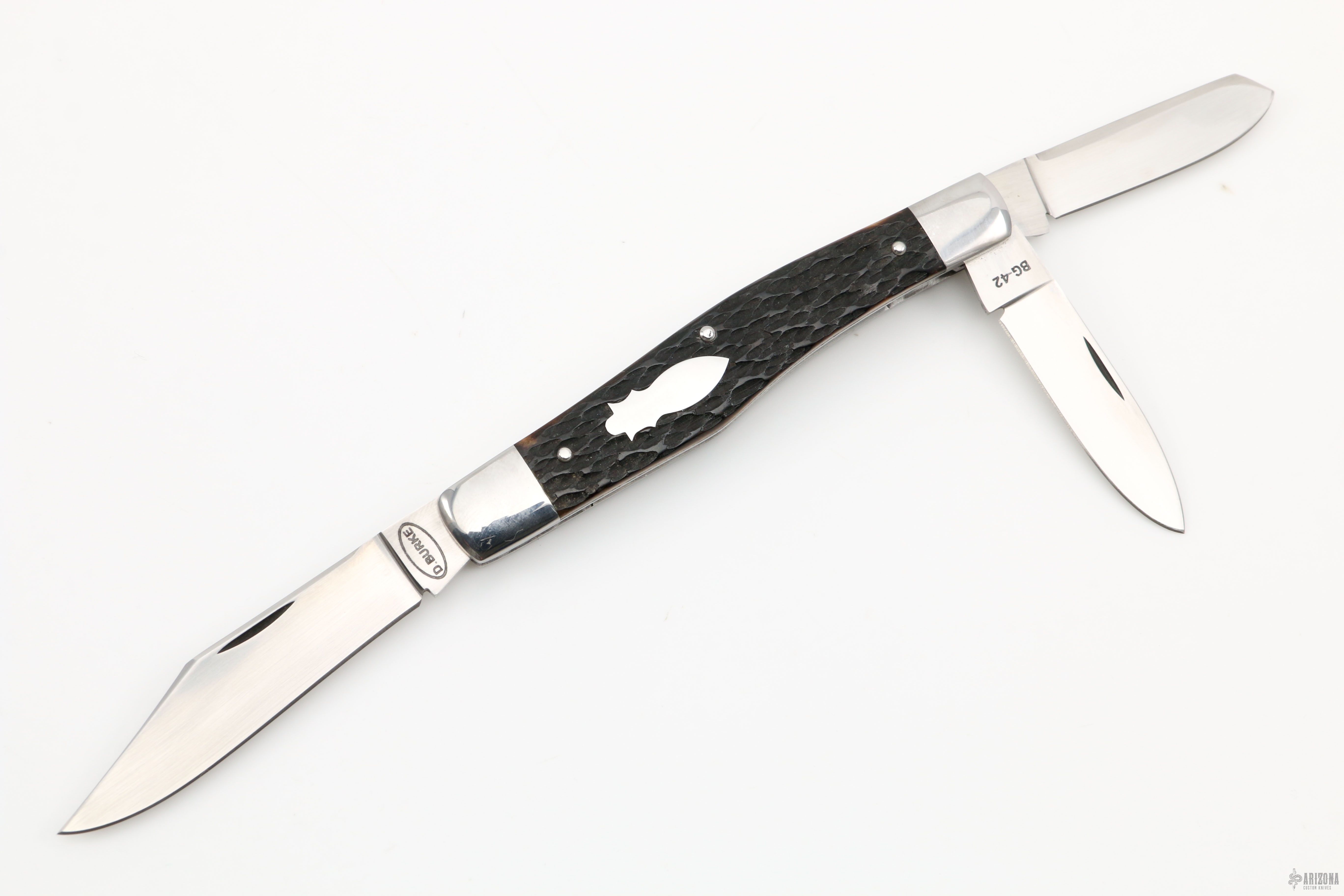 3-Blade Splitback Whittler #2 - Arizona Custom Knives