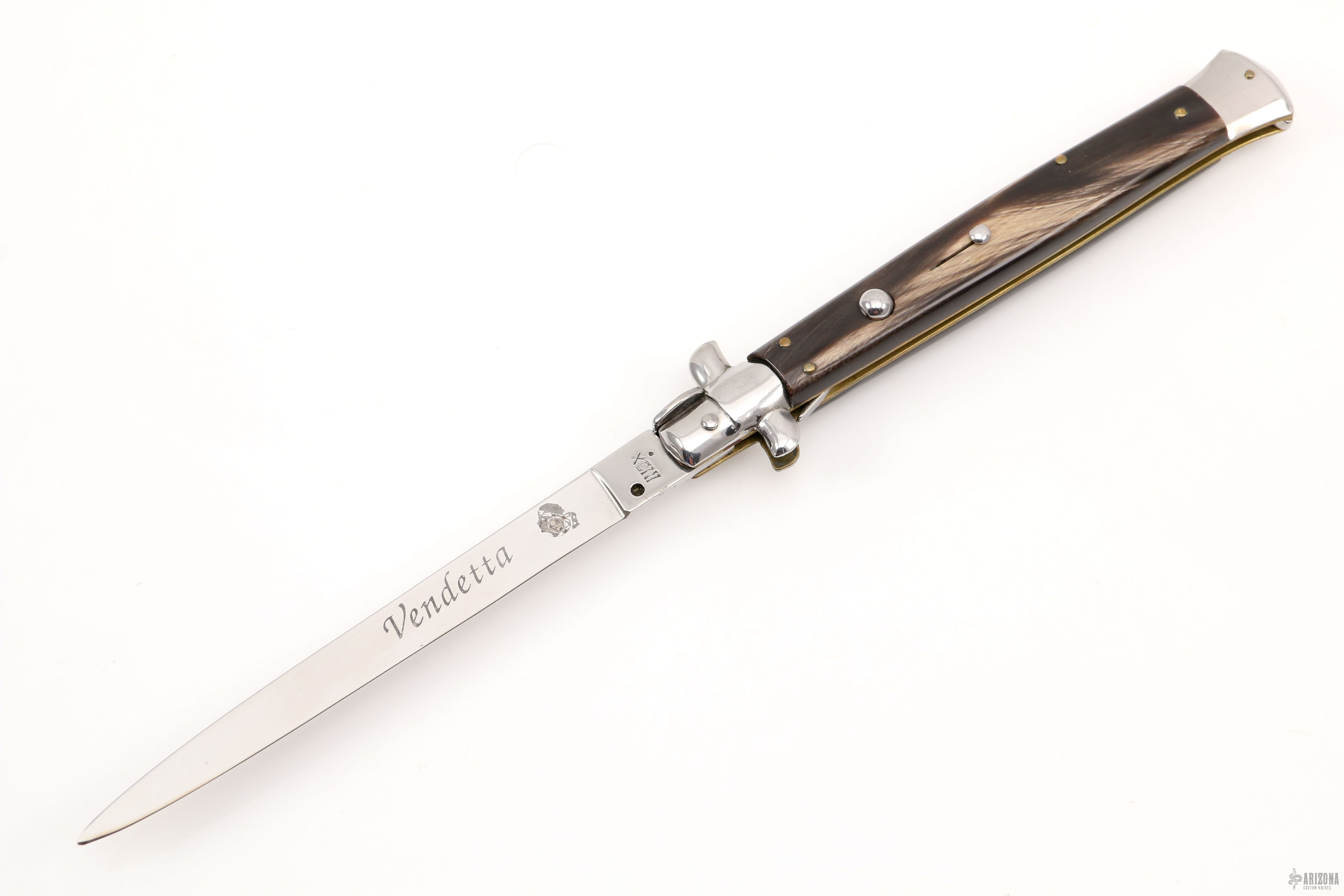 13" Swivel Bolster Auto - Vendetta - Arizona Custom Knives