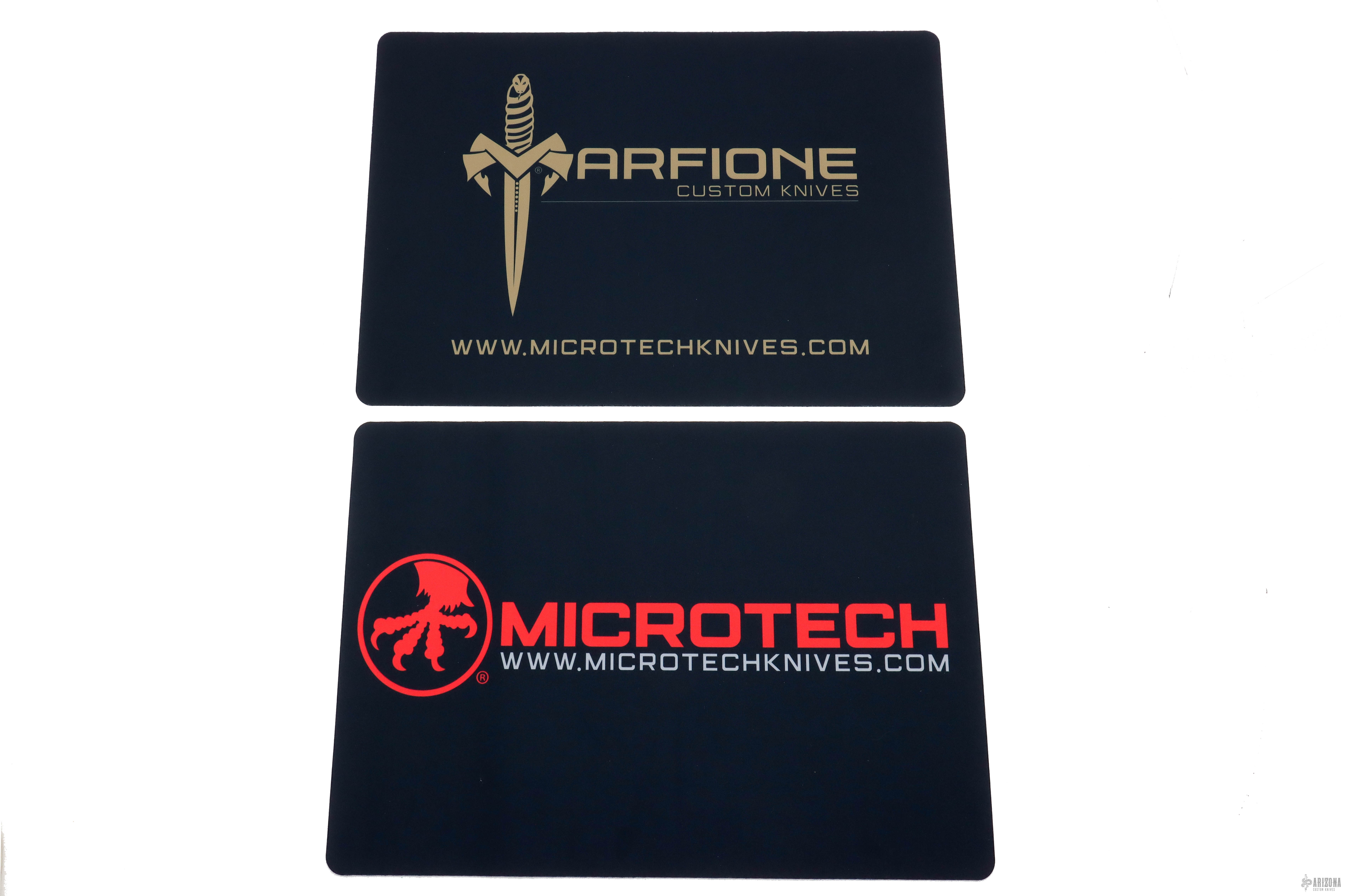 Microtech and Marfione Custom Knives Work Mats - Arizona Custom Knives