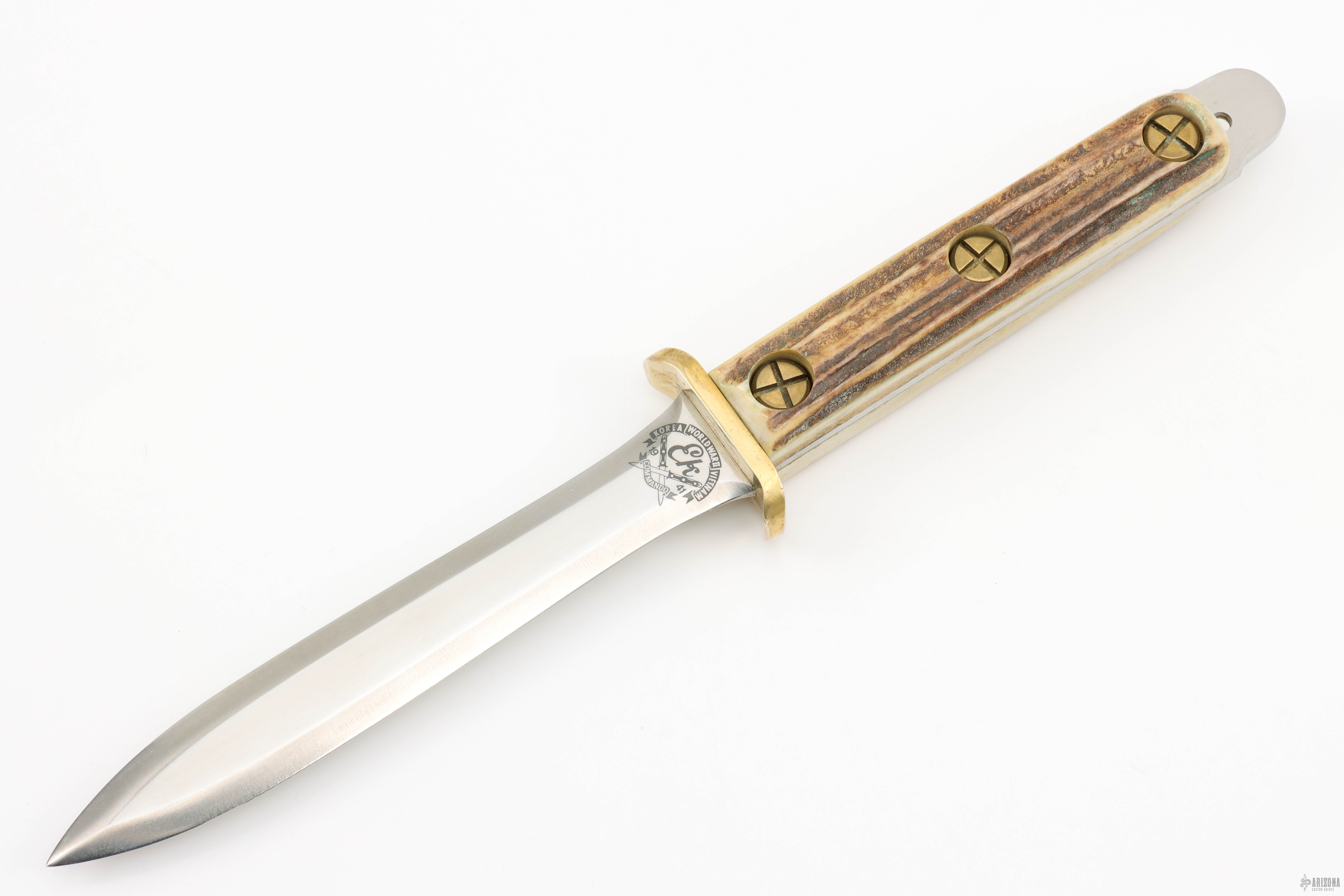 M4 Dagger - Sambar Stag - Arizona Custom Knives