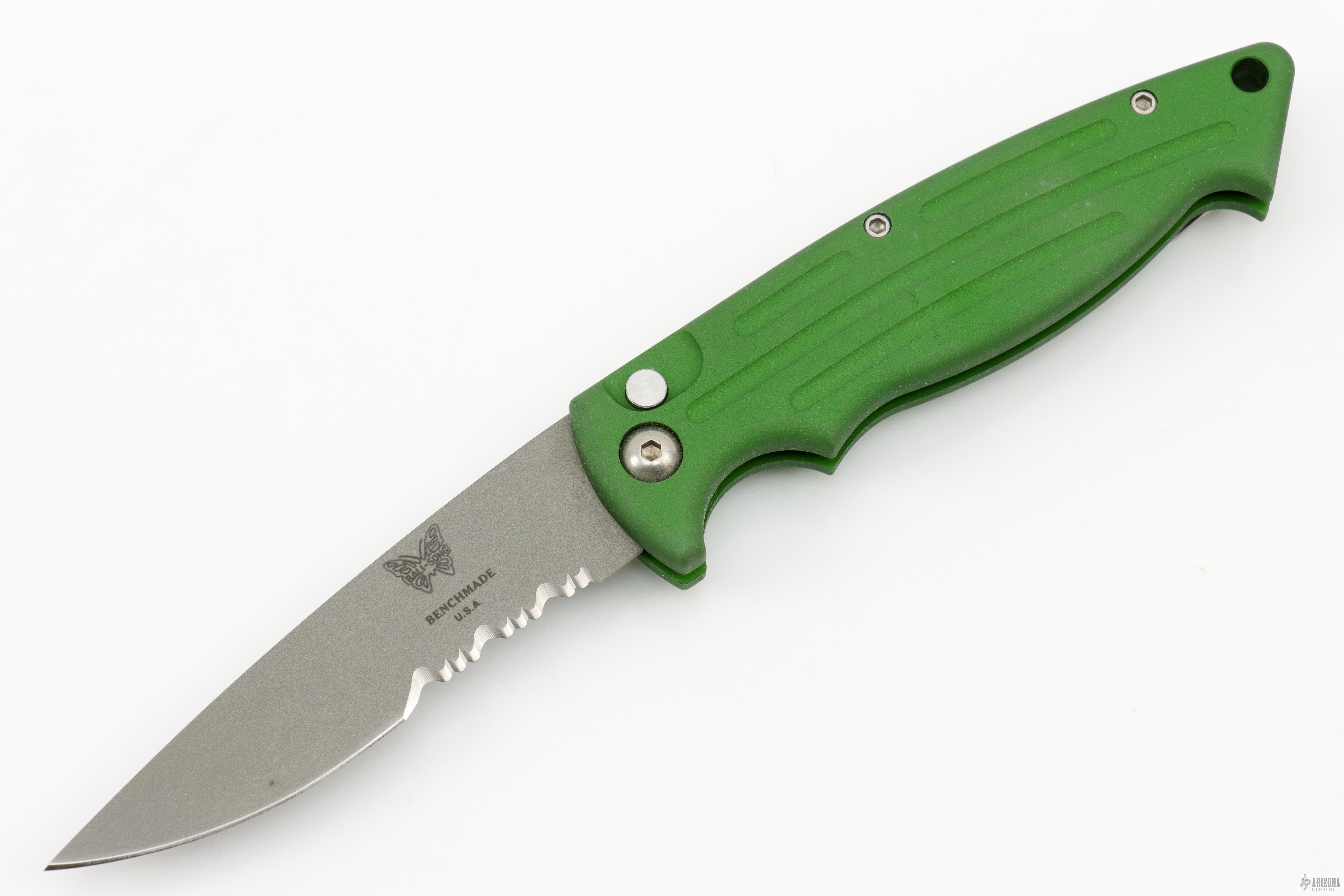 2551S Mini Reflex II - Green - Arizona Custom Knives
