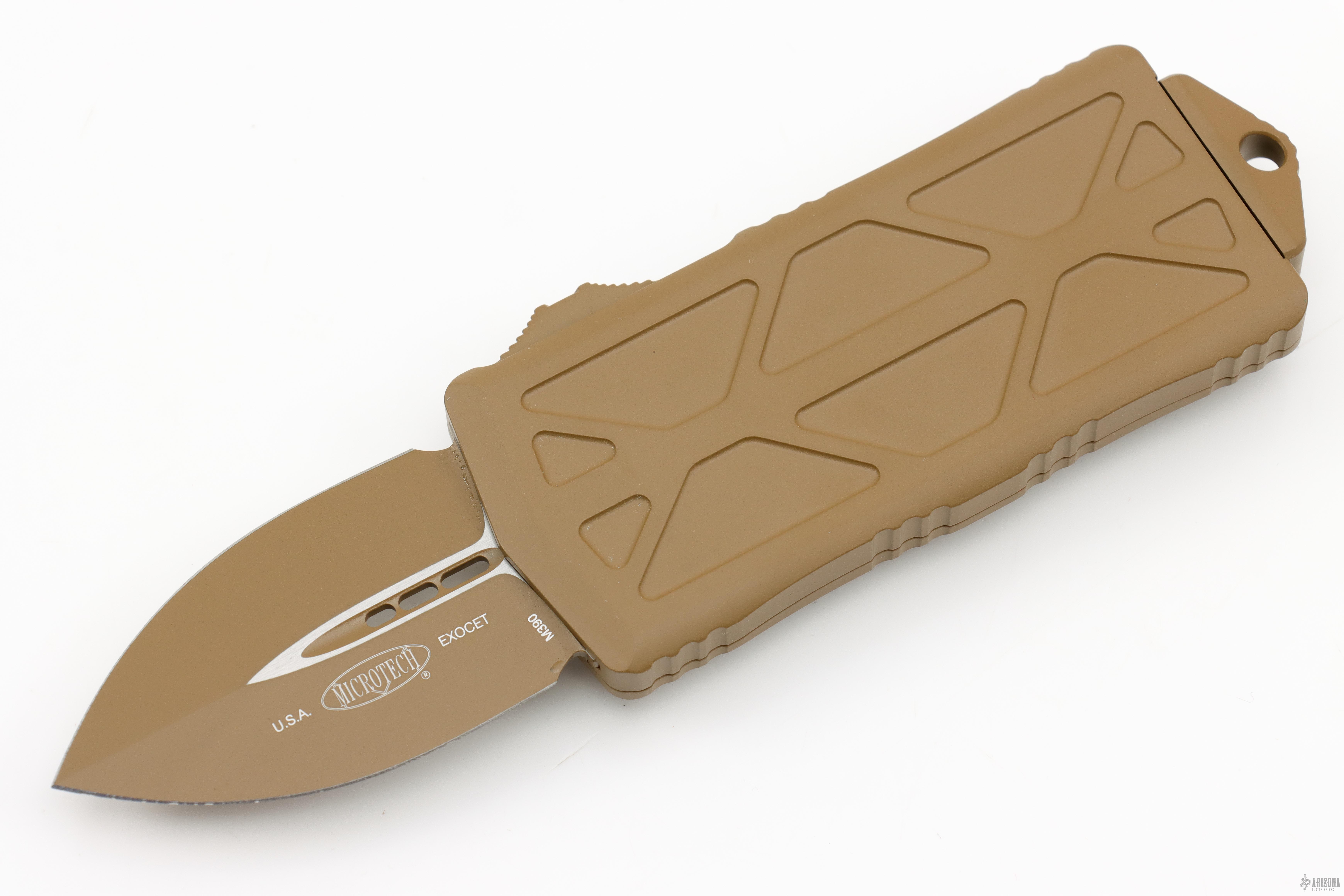 157-10 Exocet Cerakote Tan Standard - Arizona Custom Knives