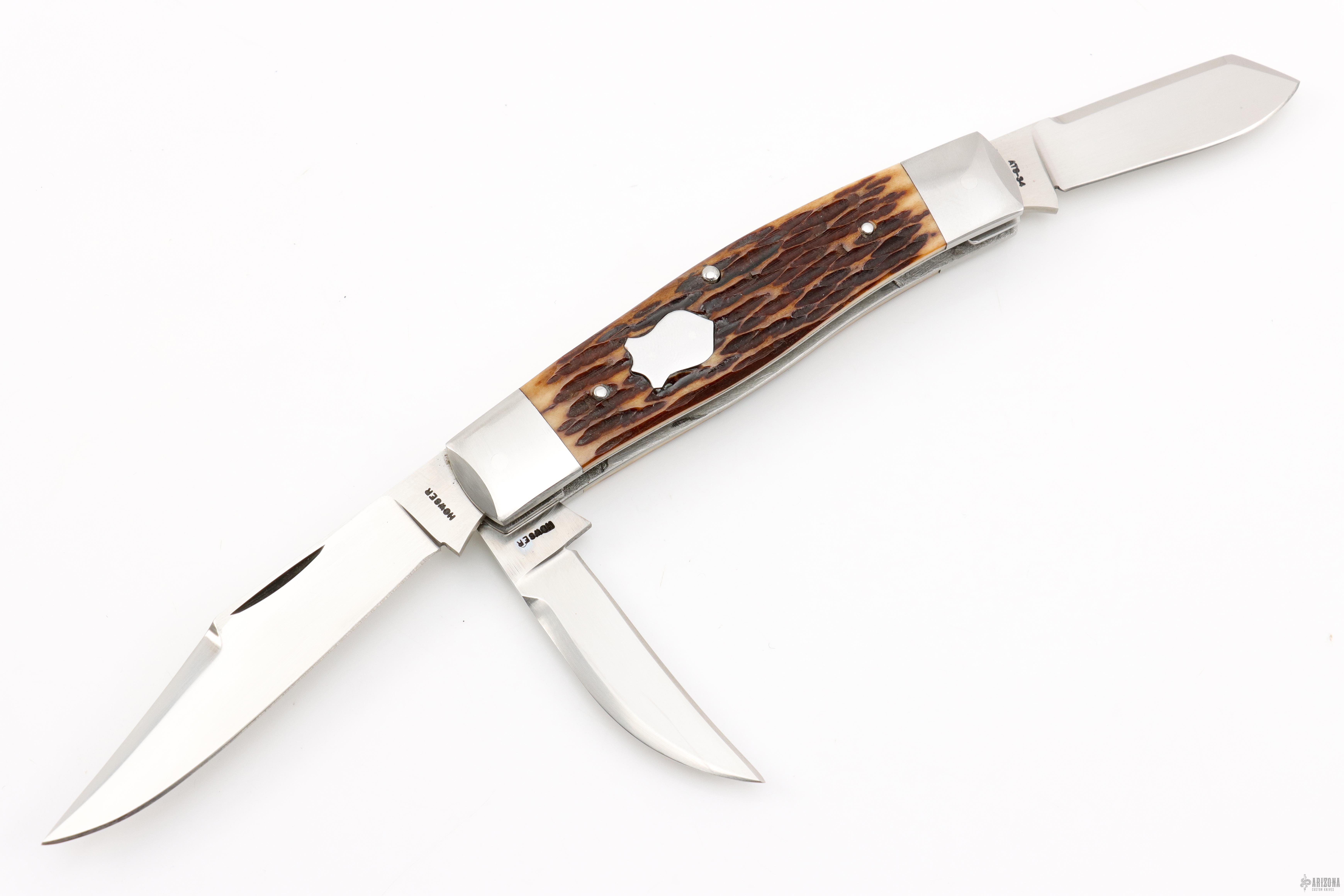Three-Blade Stockman - Arizona Custom Knives