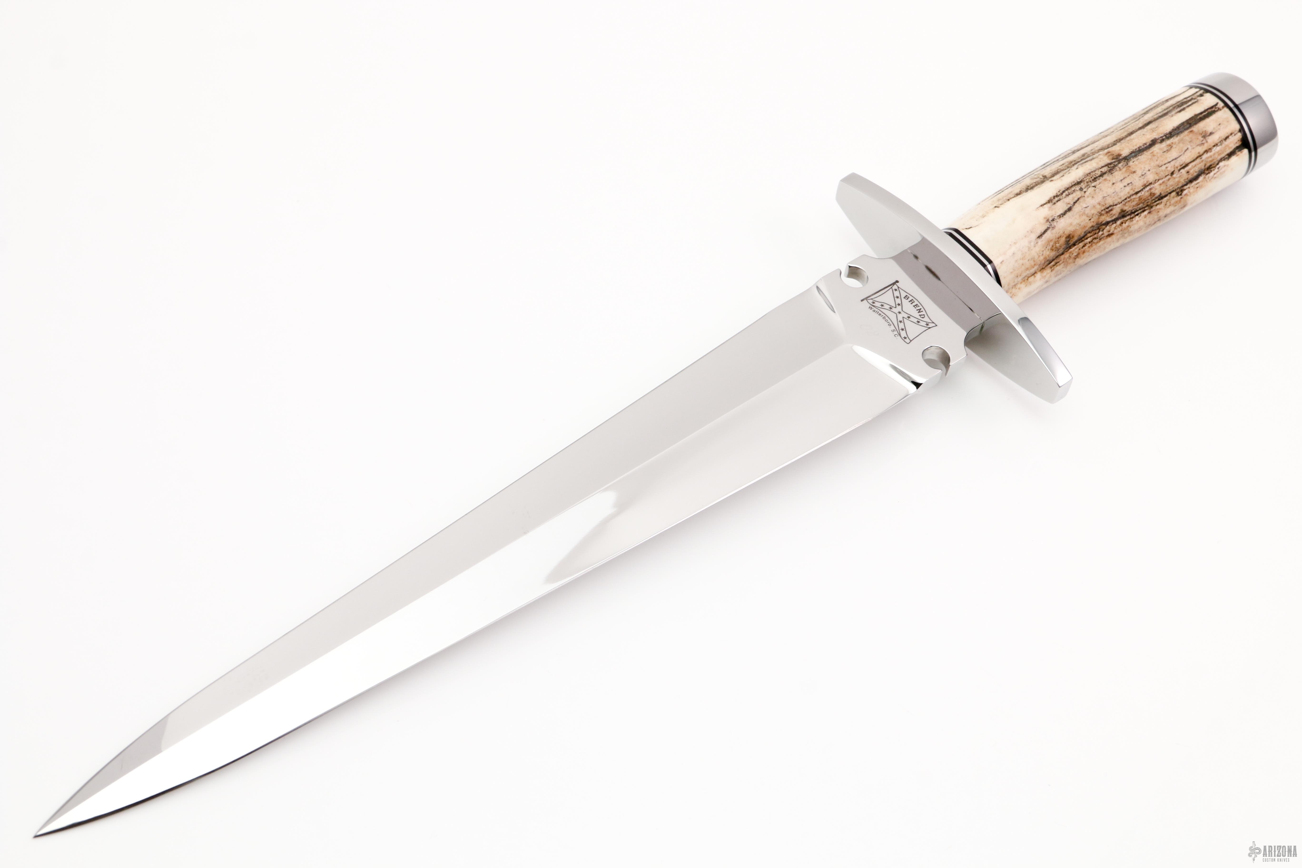 Stag Dagger #002 - Arizona Custom Knives