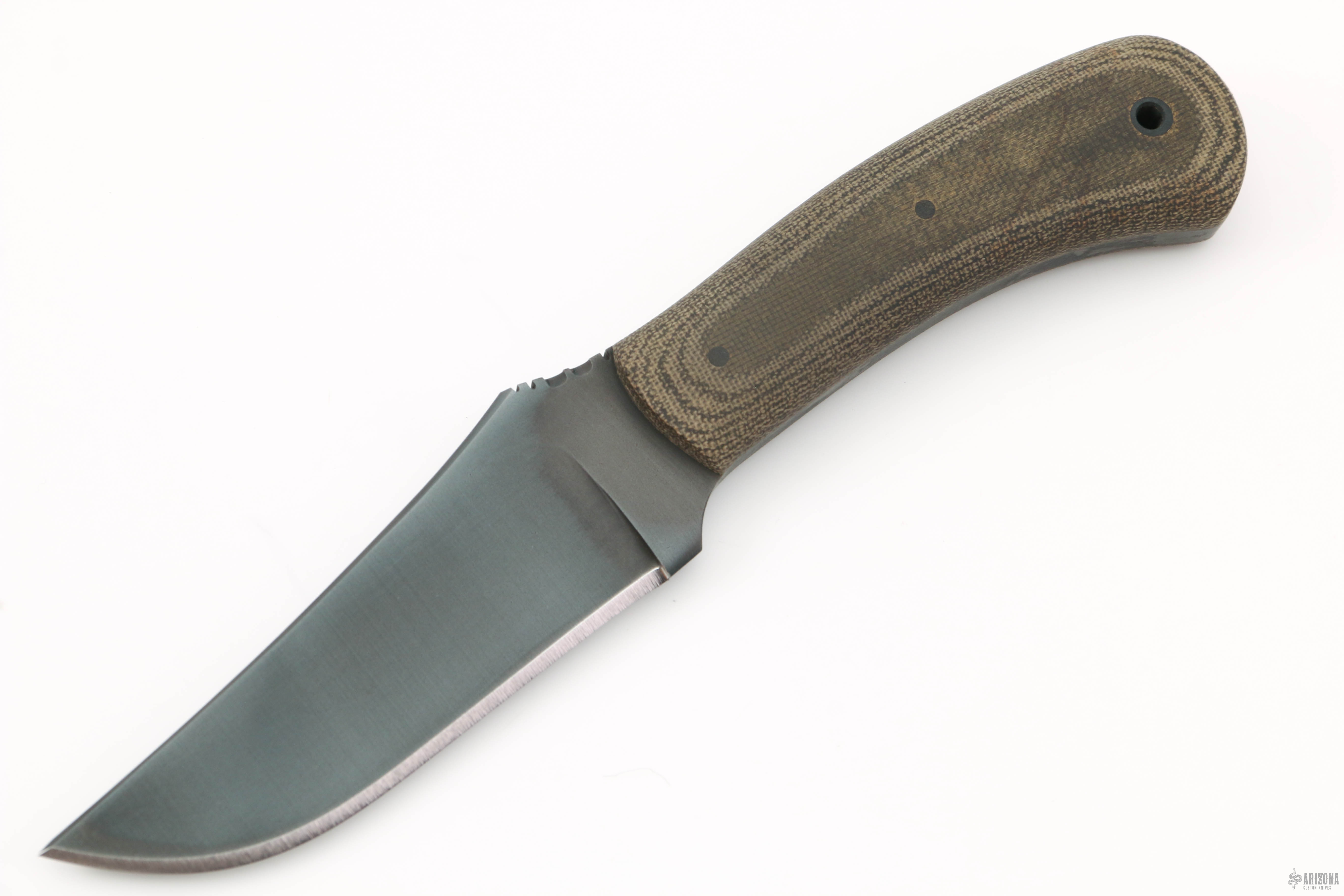 Blue Ridge Hunter - Black Micarta - Arizona Custom Knives
