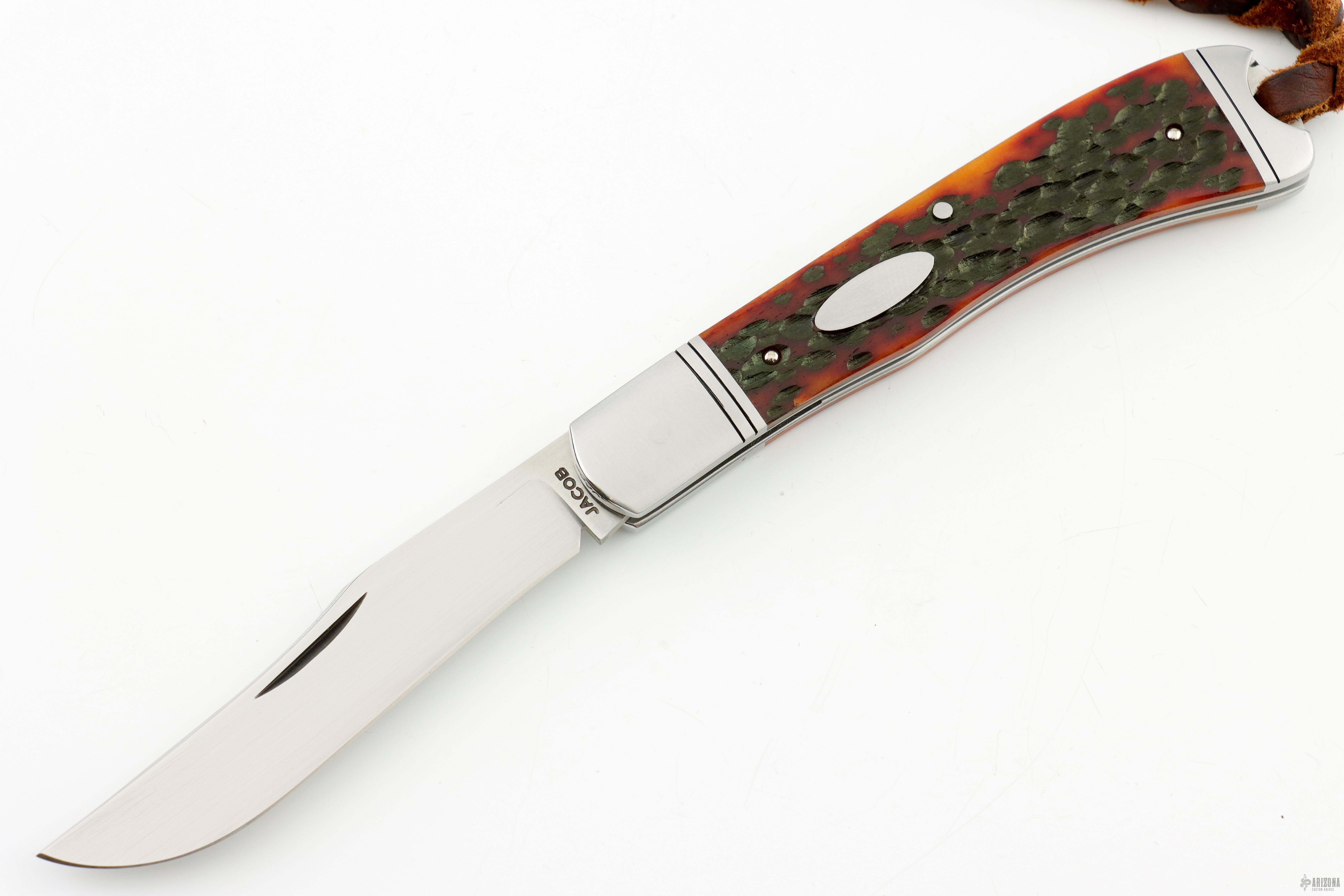 Single Blade Trapper - Jigged Bone - Arizona Custom Knives