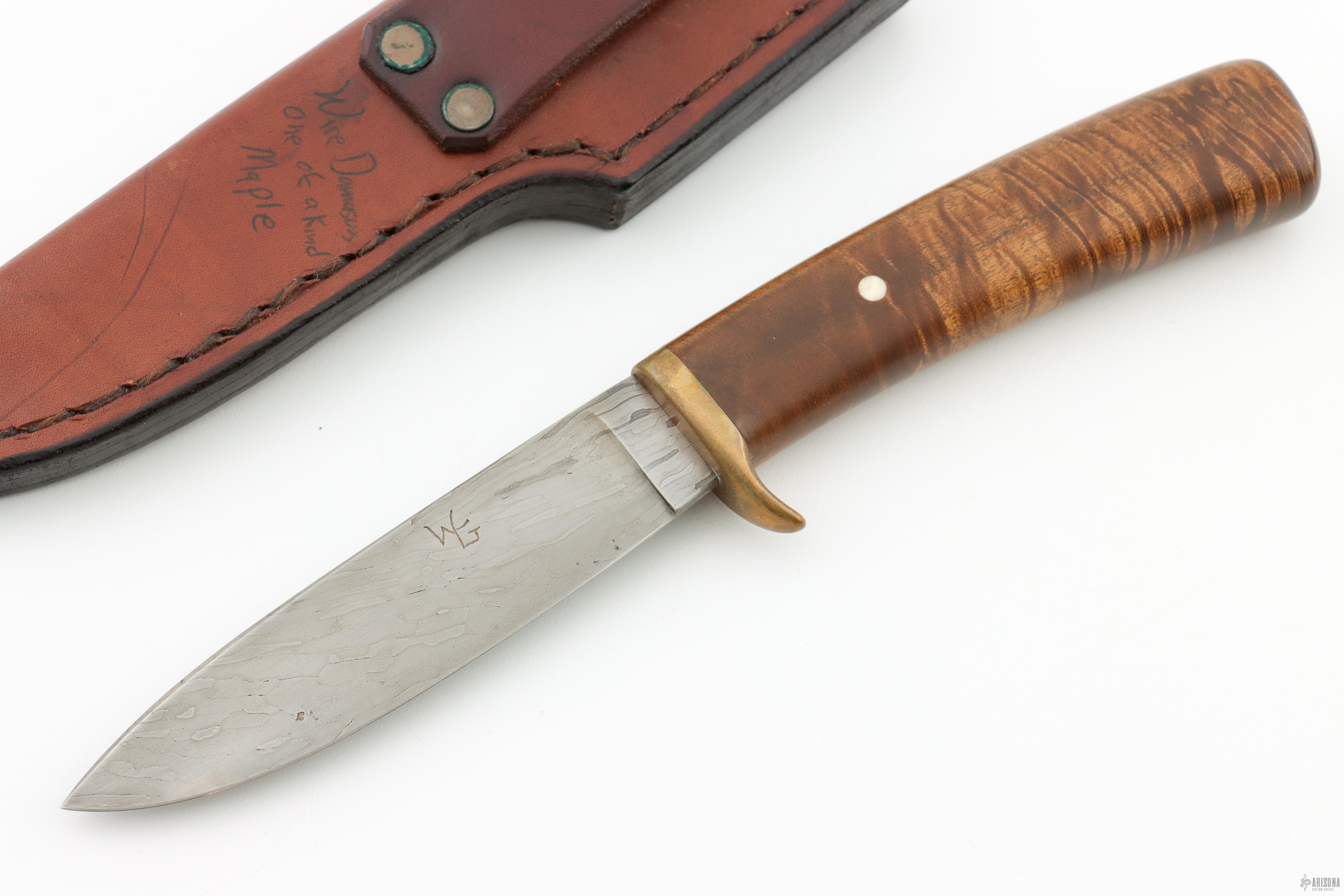 Cable Damascus Hunter - Arizona Custom Knives