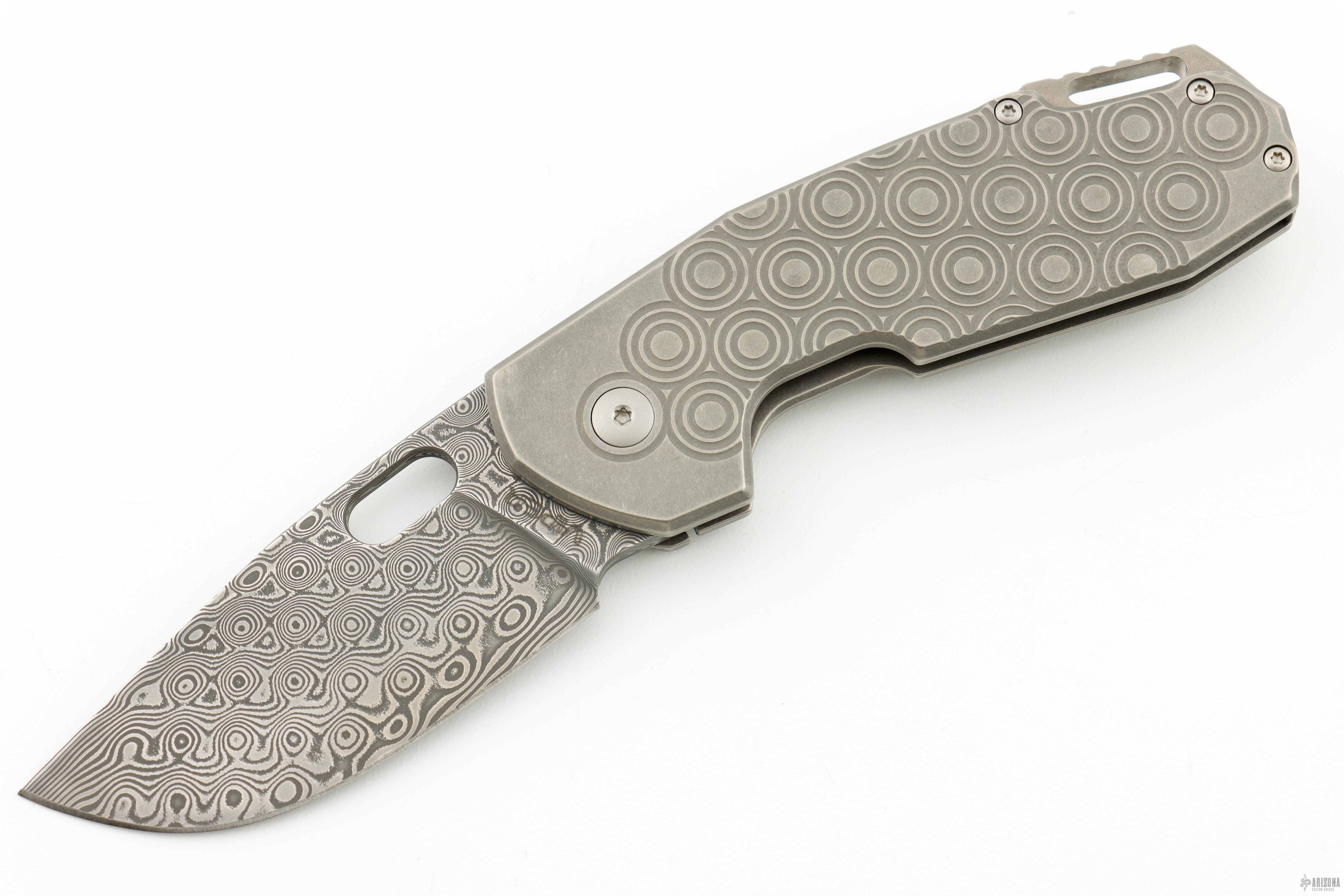 Odino Frame Lock Knife Titanium - Arizona Custom Knives